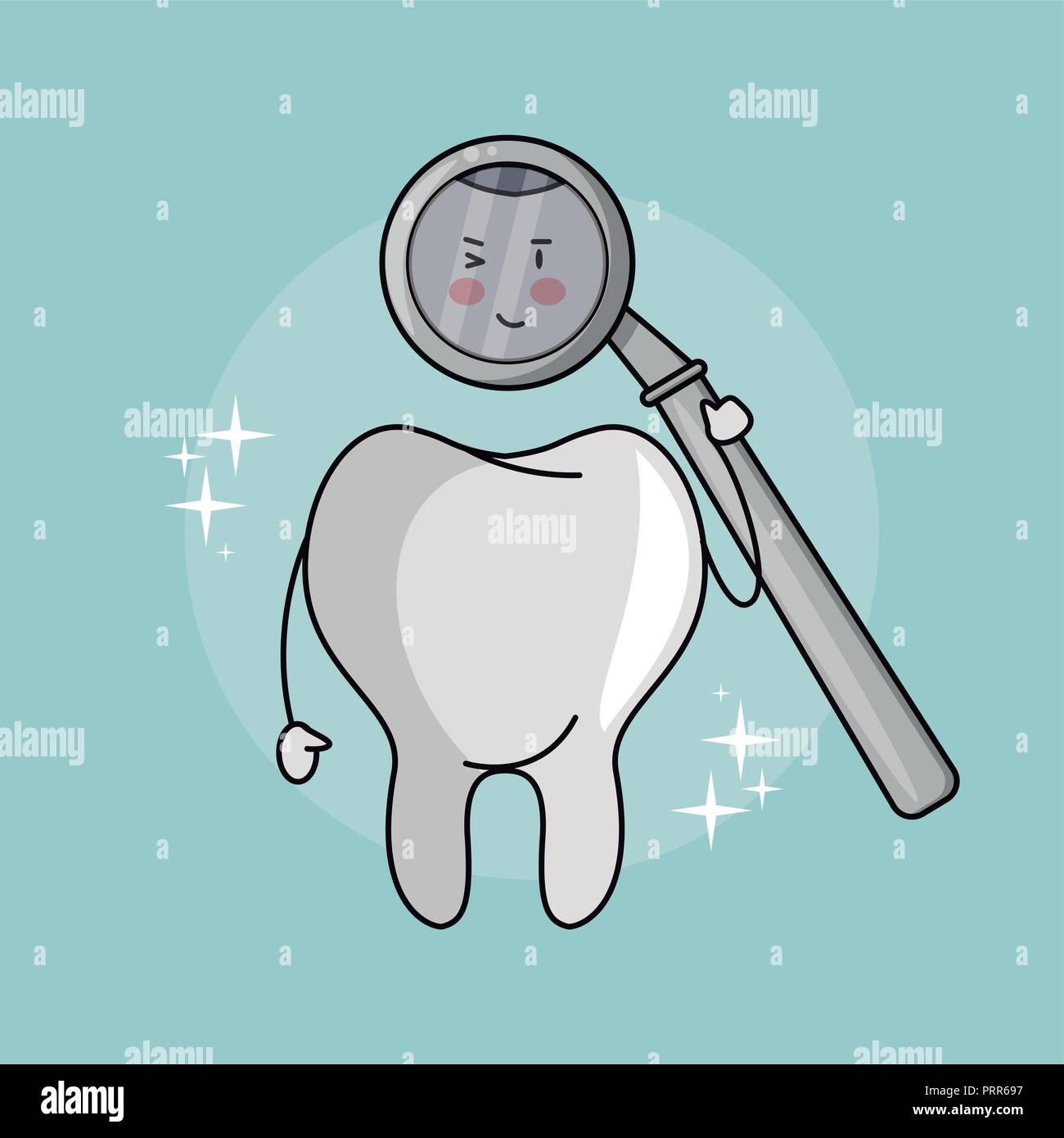 Tooth funny cartoon Stock Vector Image & Art - Alamy