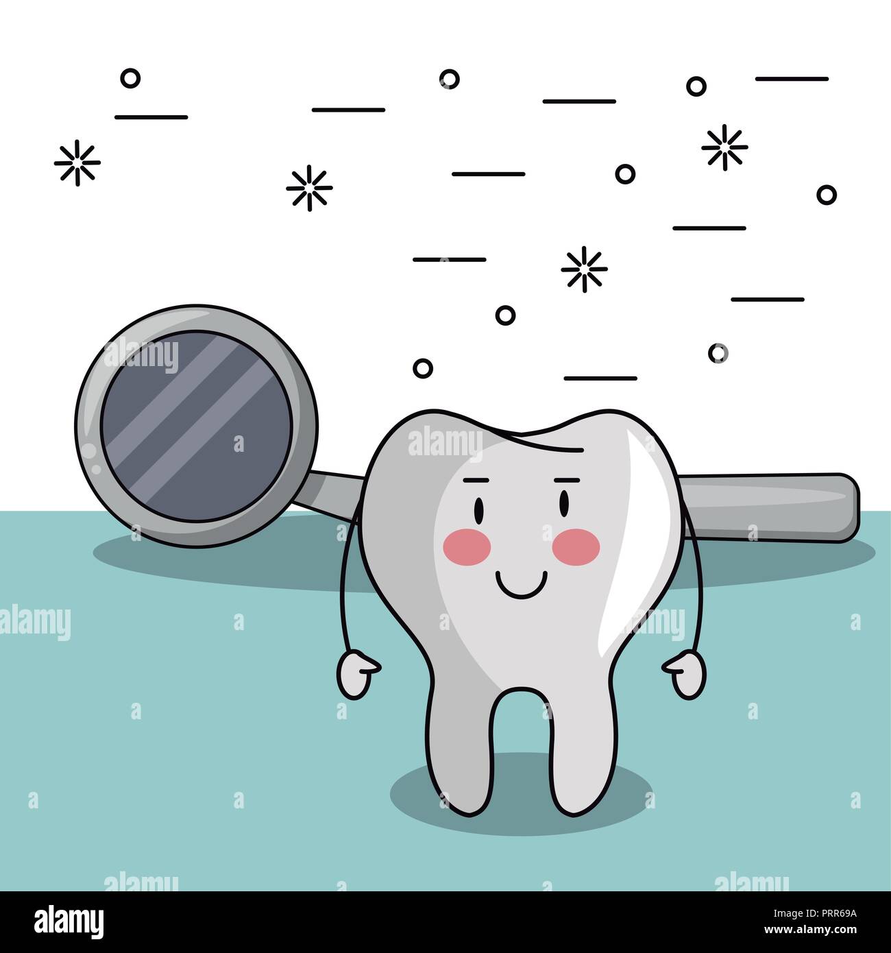 Tooth funny cartoon Stock Vector Image & Art - Alamy