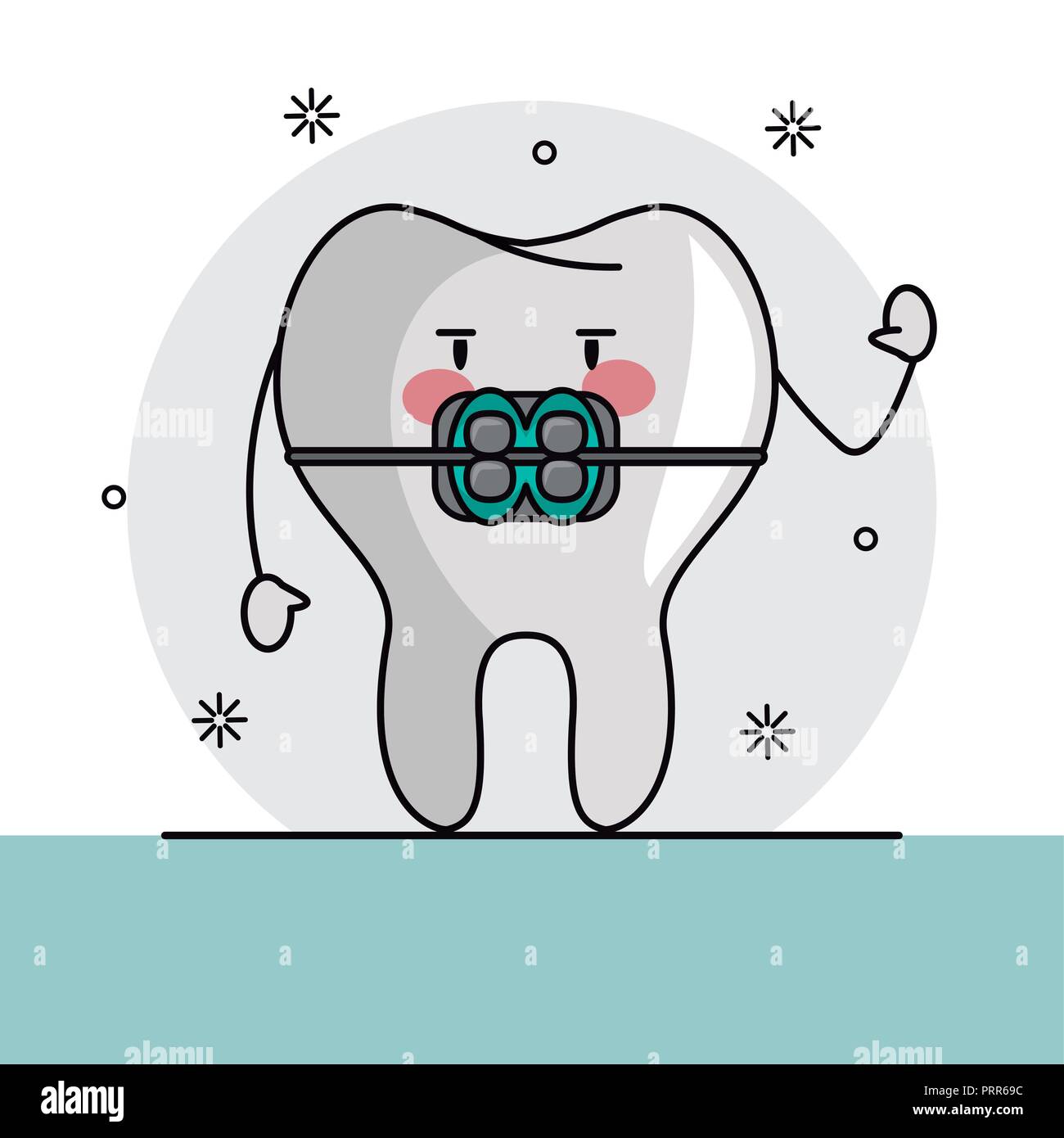 Tooth funny cartoon Stock Vector Image & Art - Alamy