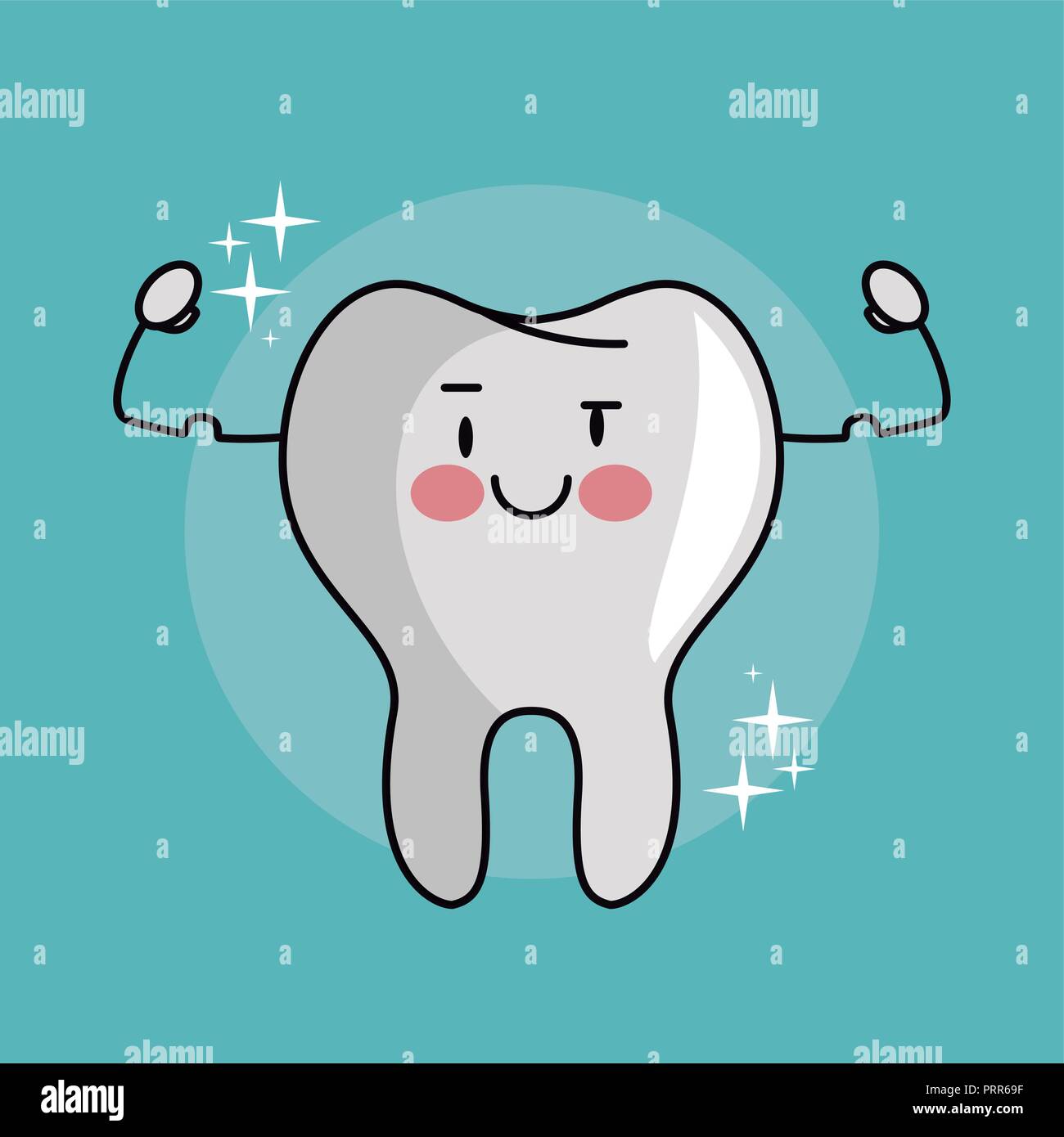 Tooth funny cartoon Stock Vector Image & Art - Alamy