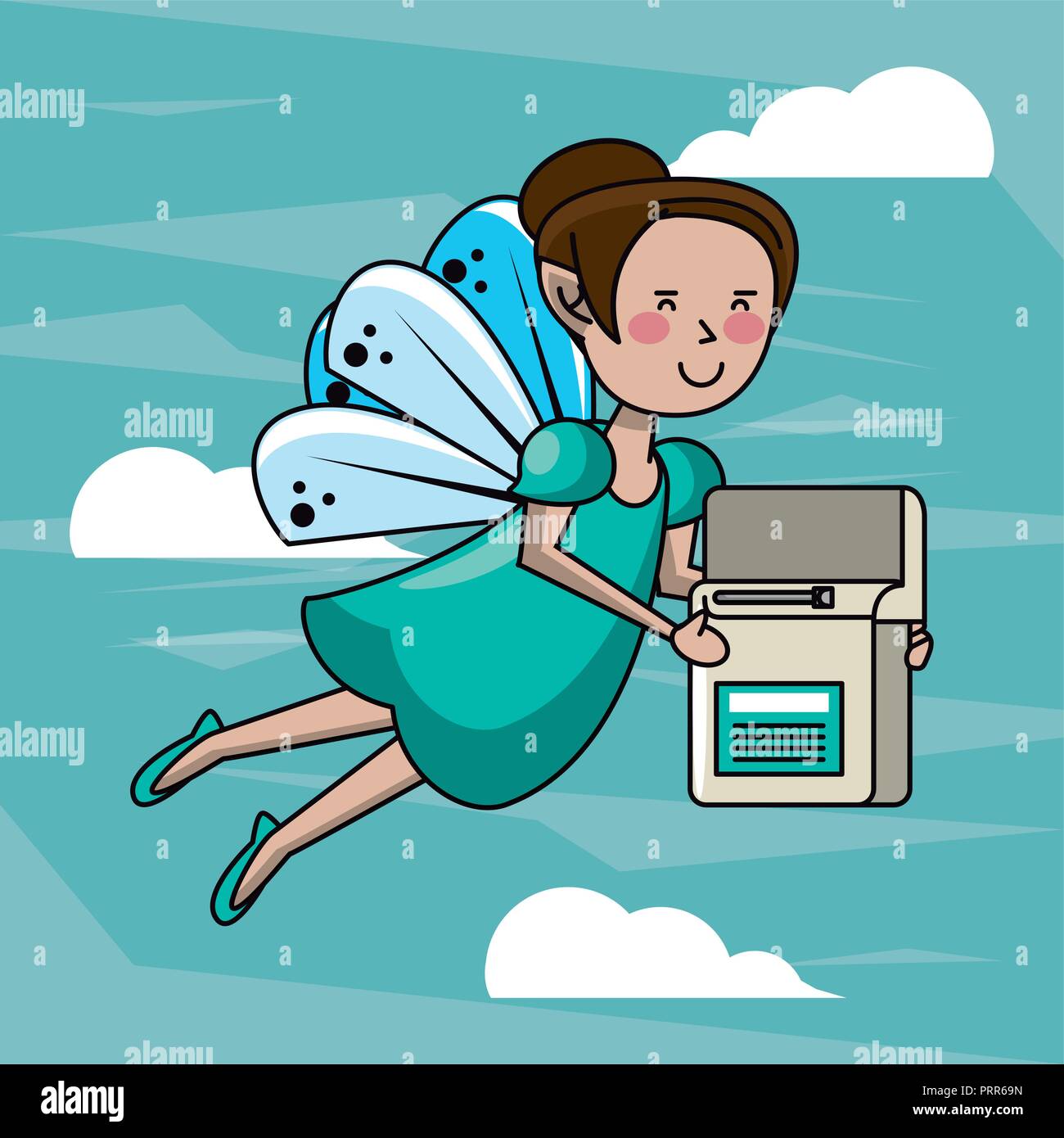 Tooth fairy cartoon Stock Vector Image & Art - Alamy