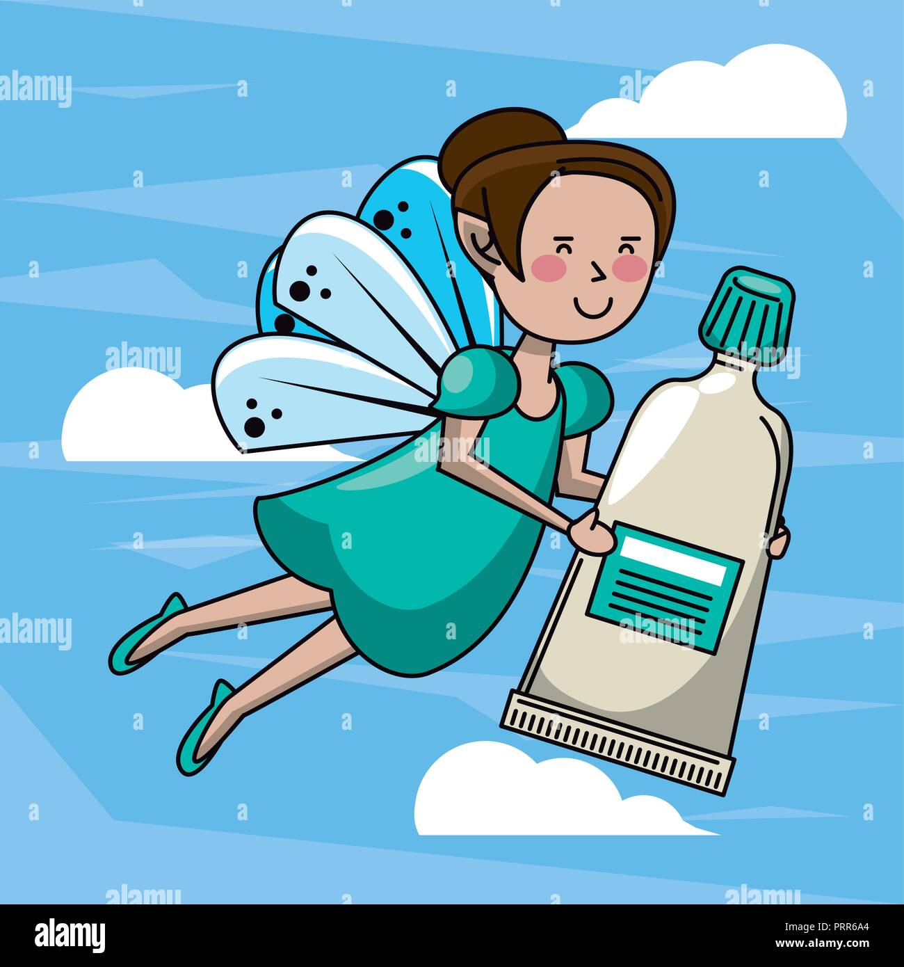 Tooth fairy cartoon Stock Vector Image & Art - Alamy