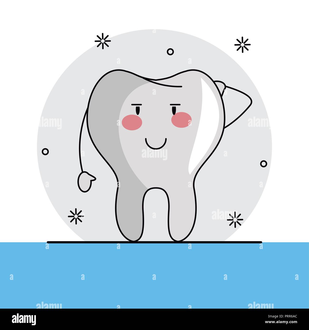Tooth funny cartoon Stock Vector Image & Art - Alamy