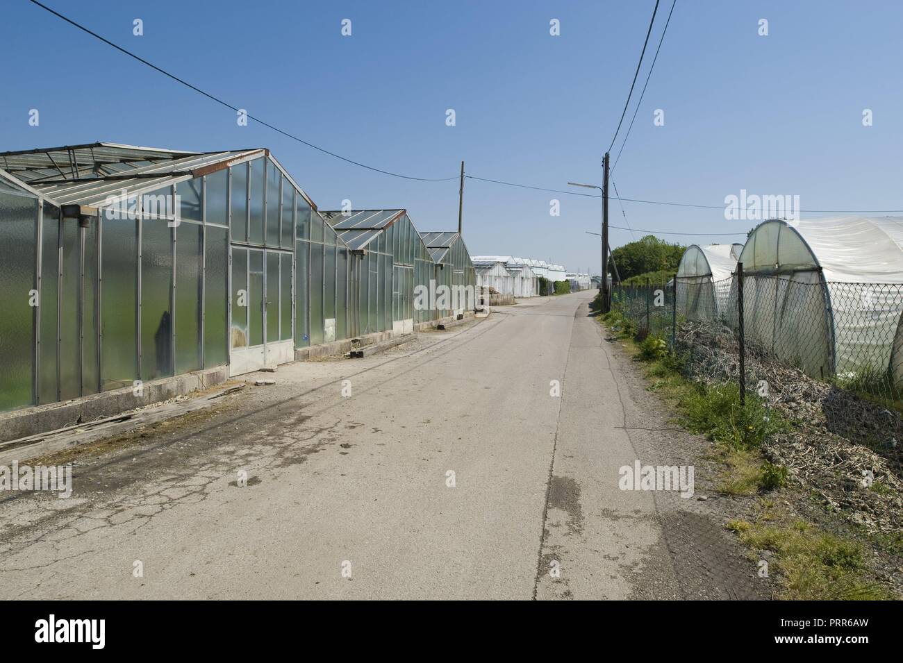 Wien, Gärtnereien am Stadtrand von Simmering - Vienna, Glass Houses ...