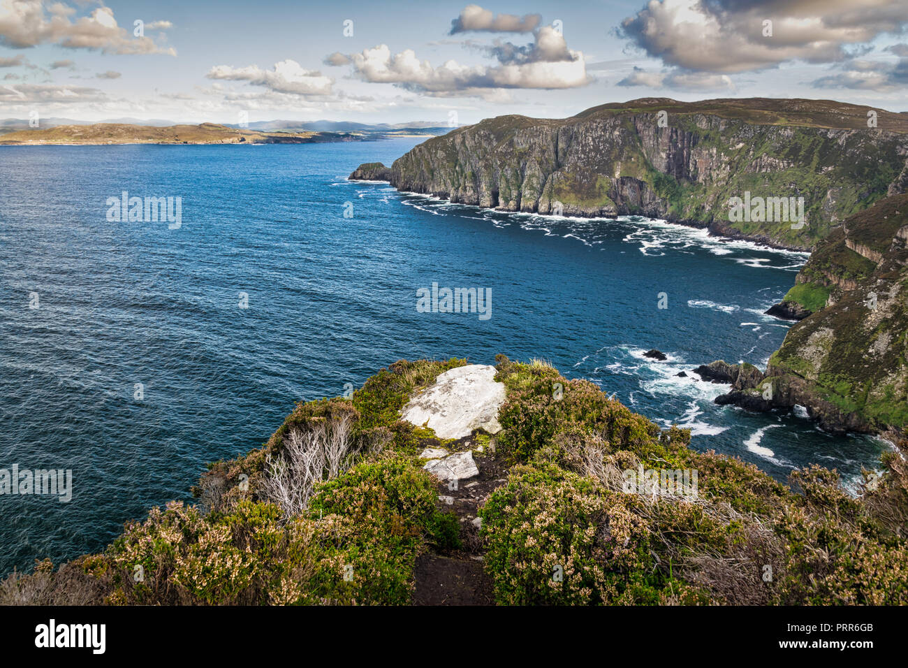 This is a picture of the sea cliffs at Horn Head in Donegal Ireland ...