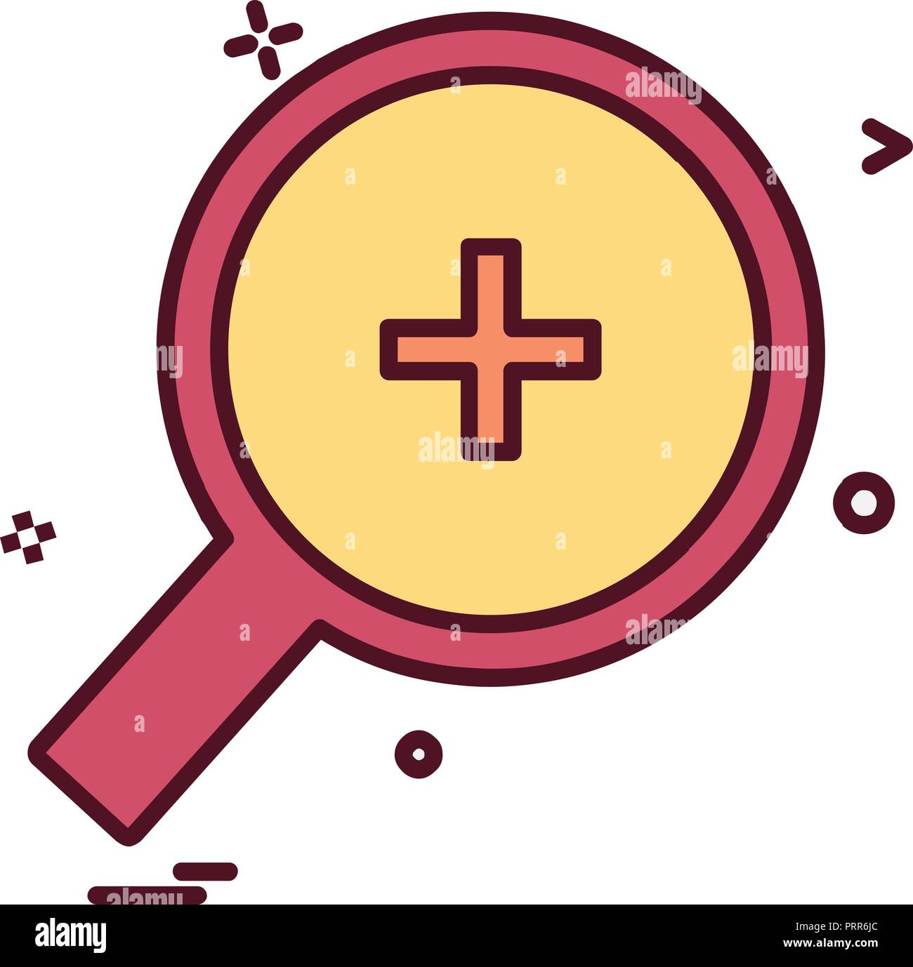 Zoom icon design vector Stock Vector Image & Art - Alamy
