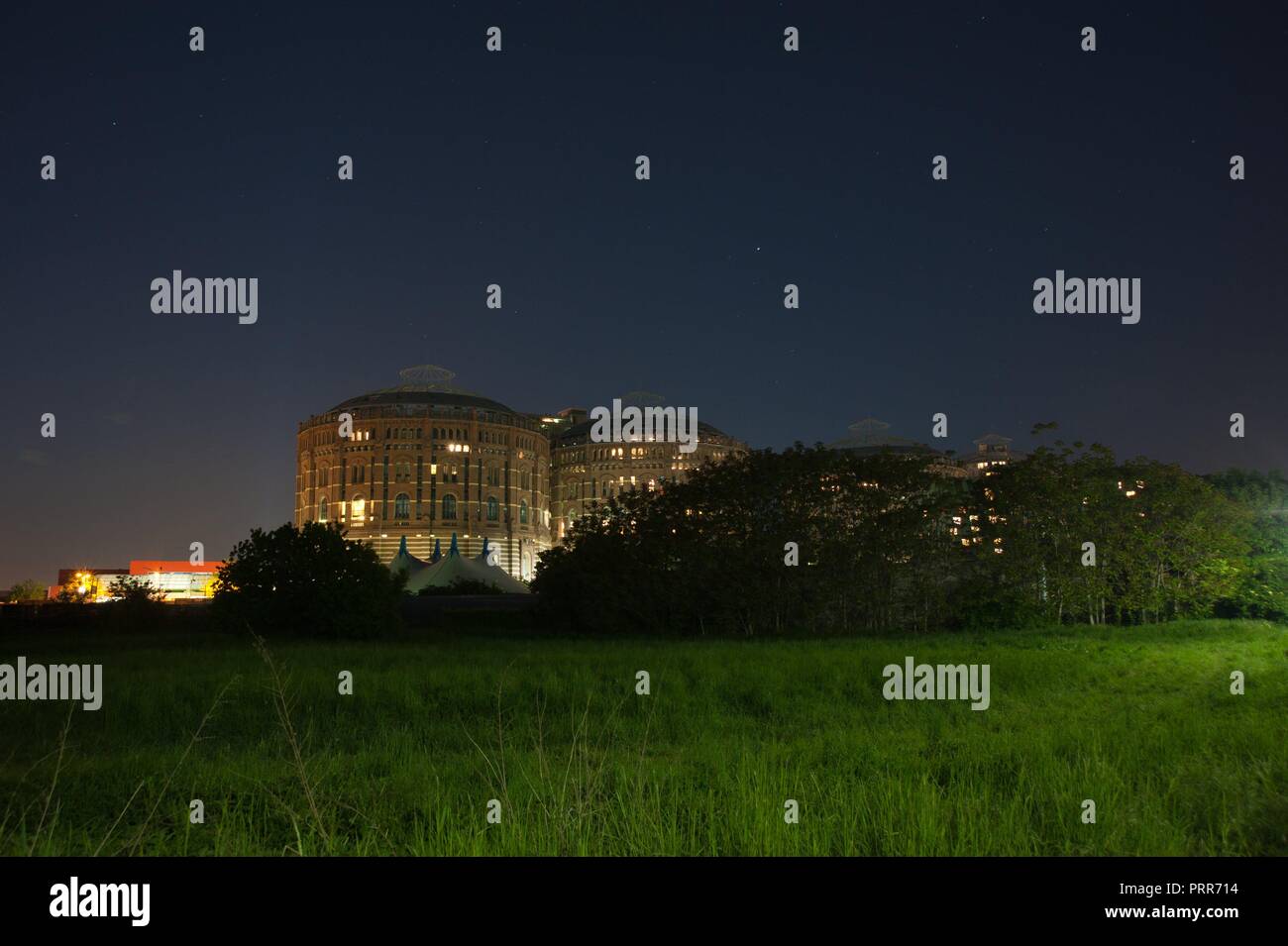 Wien gasometer hi-res stock photography and images - Alamy