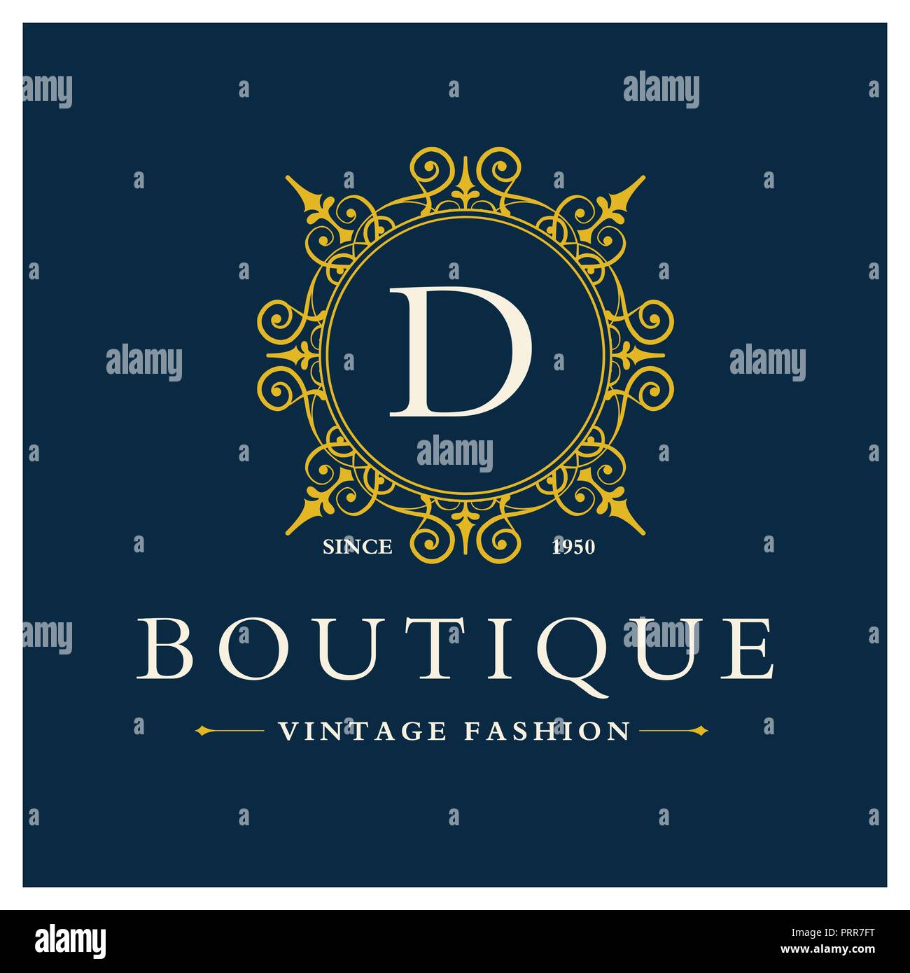 Alphabetical logo design with creative typography vector Stock Vector ...