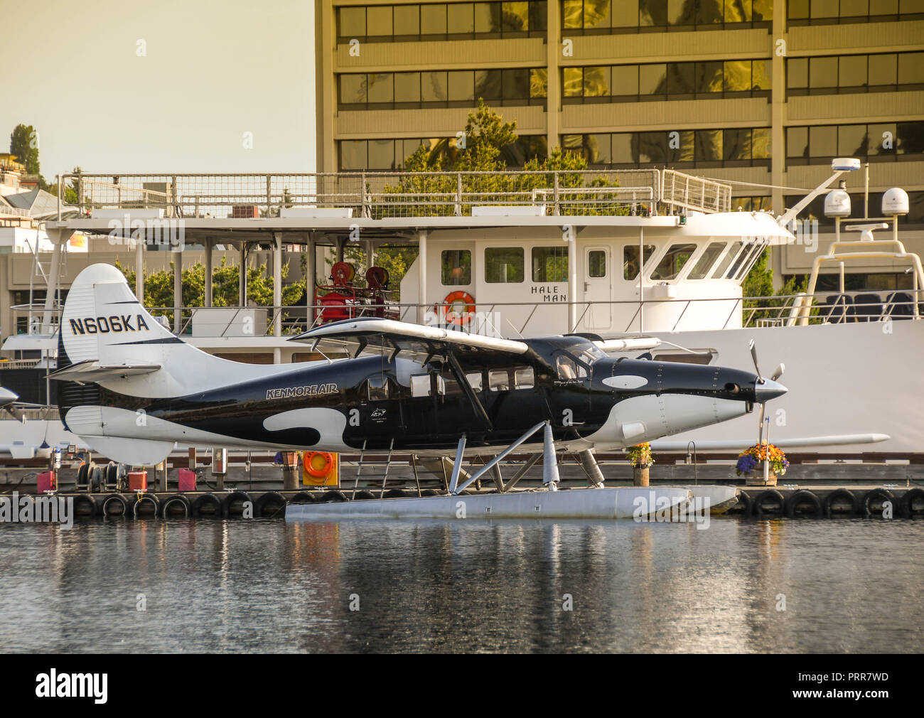 SEATTLE WA, USA - JUNE 2018: De Havilland Turbine Otter float plane ...