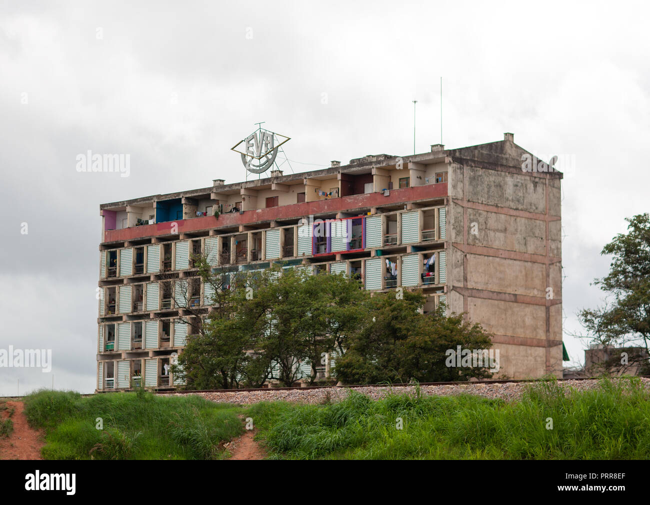 Eva building, Huambo Province, Huambo, Angola Stock Photo - Alamy