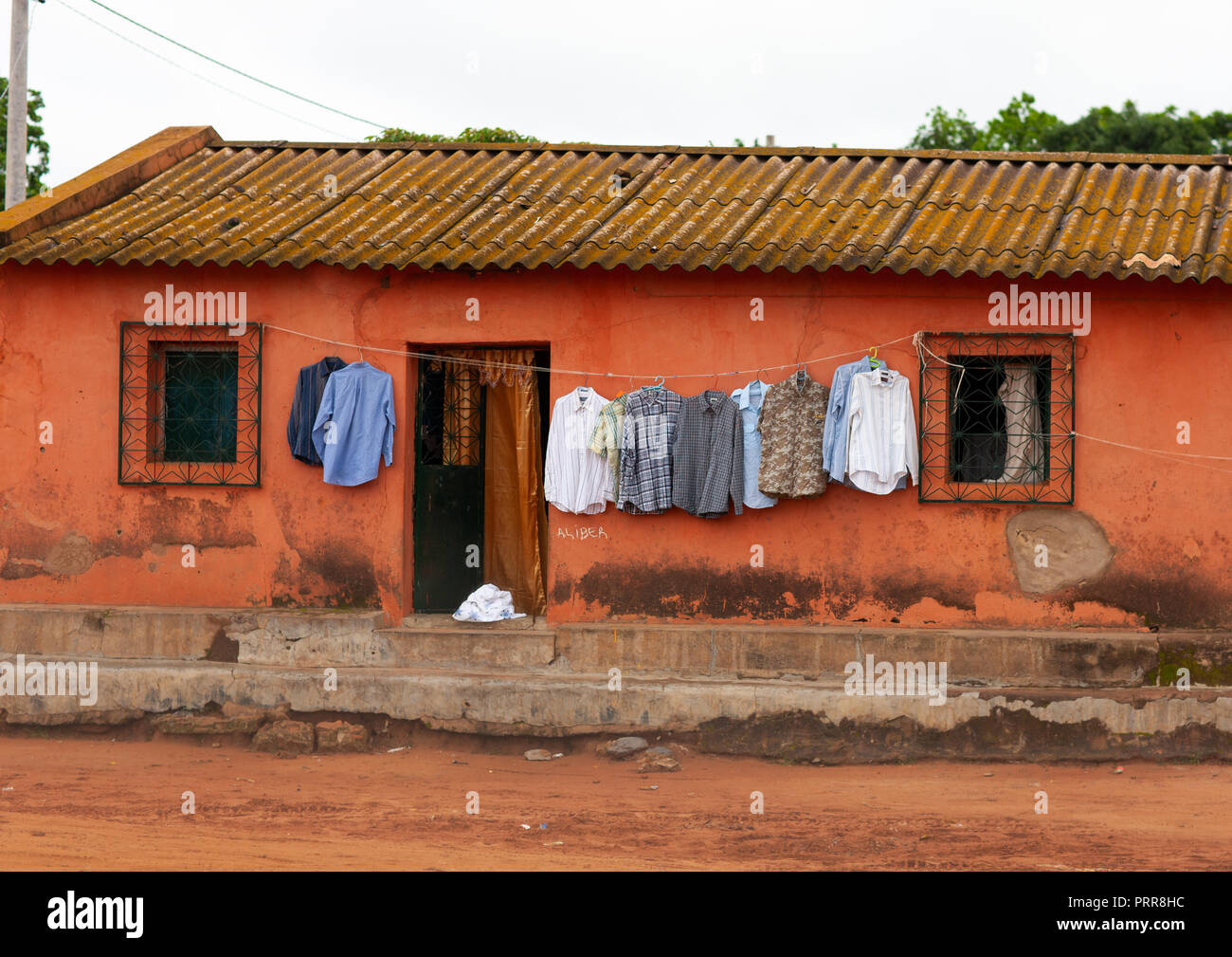 Old portuguese colonial house, Malanje Province, Malanje, Angola Stock ...