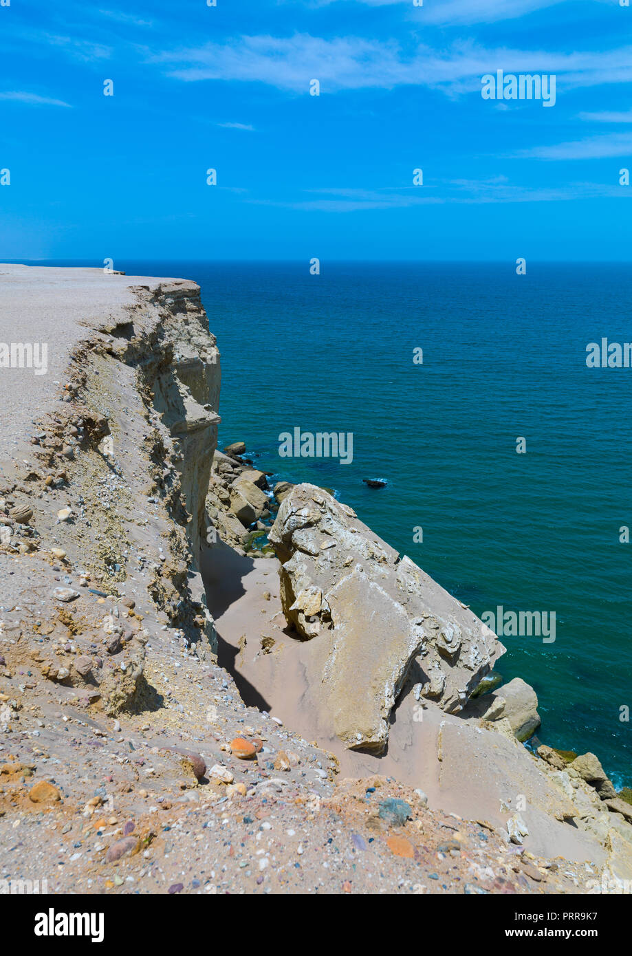 Cliff on the coastline, Namibe Province, Tomboa, Angola Stock Photo - Alamy