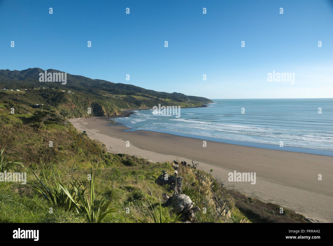 Beautiful Beaches in Raglan, Waikato, North Island, New Zealand Stock ...