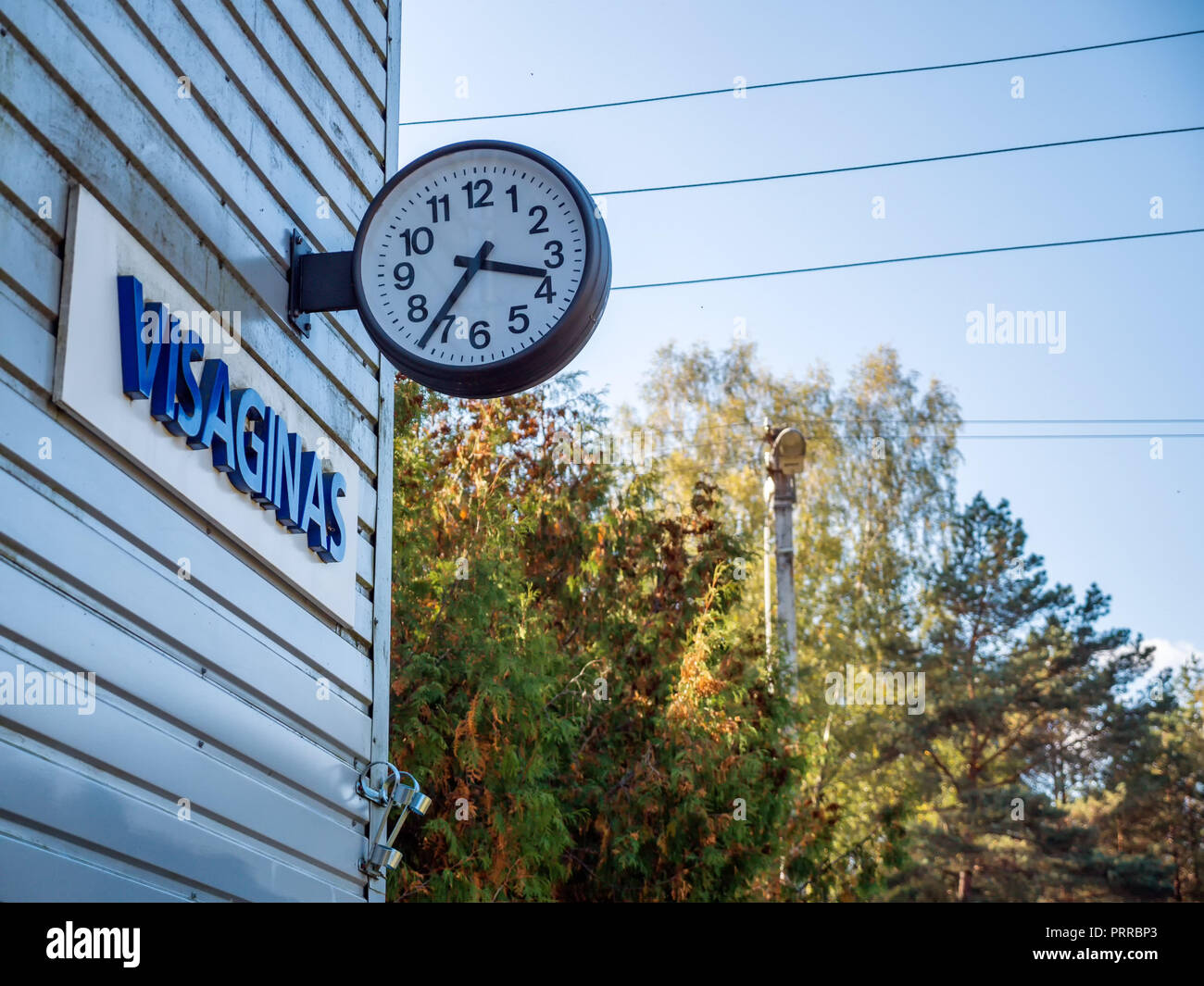 Lithuanian railway station hi-res stock photography and images - Alamy
