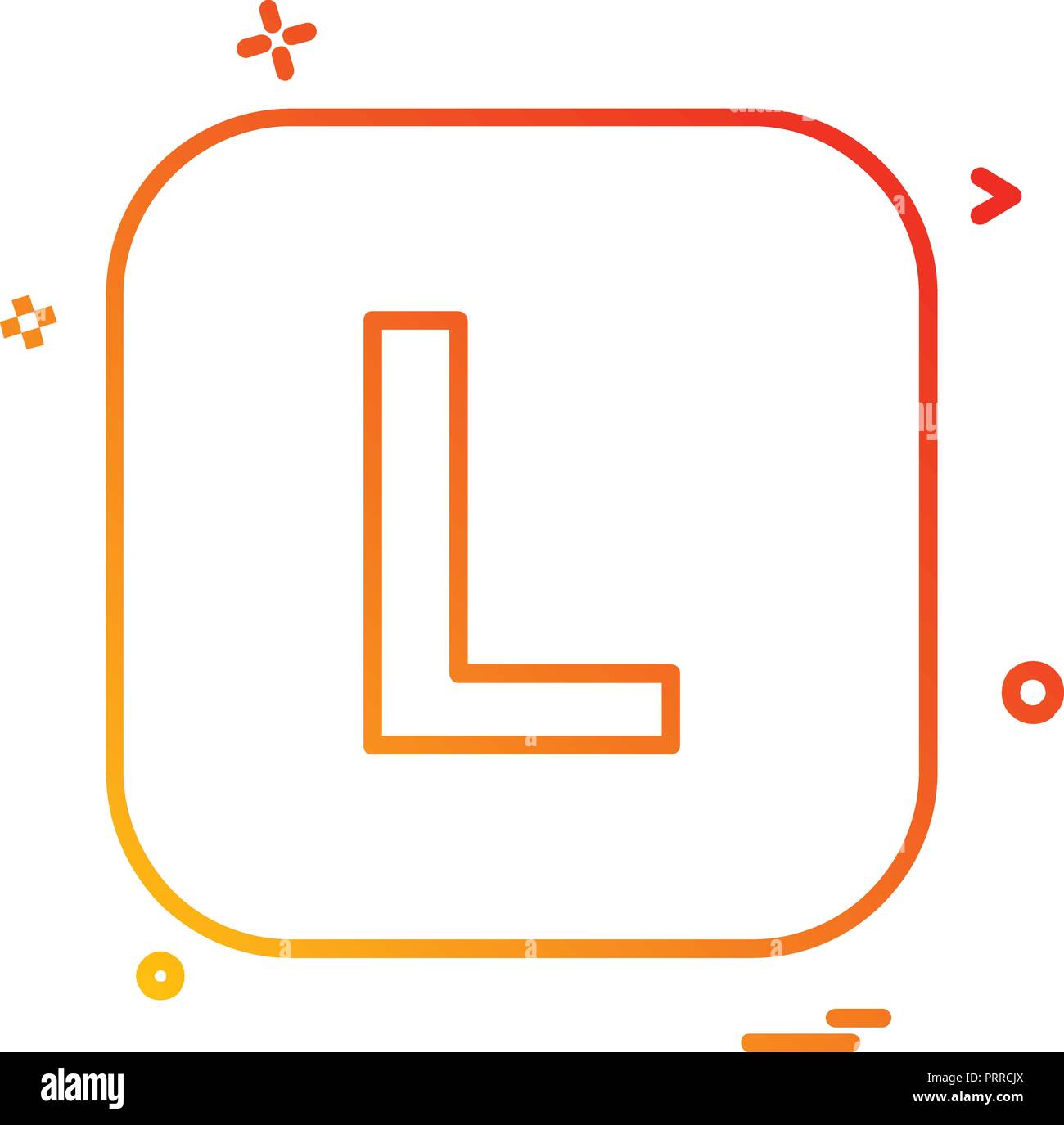 English Alphabets icon design vector Stock Vector Image & Art - Alamy