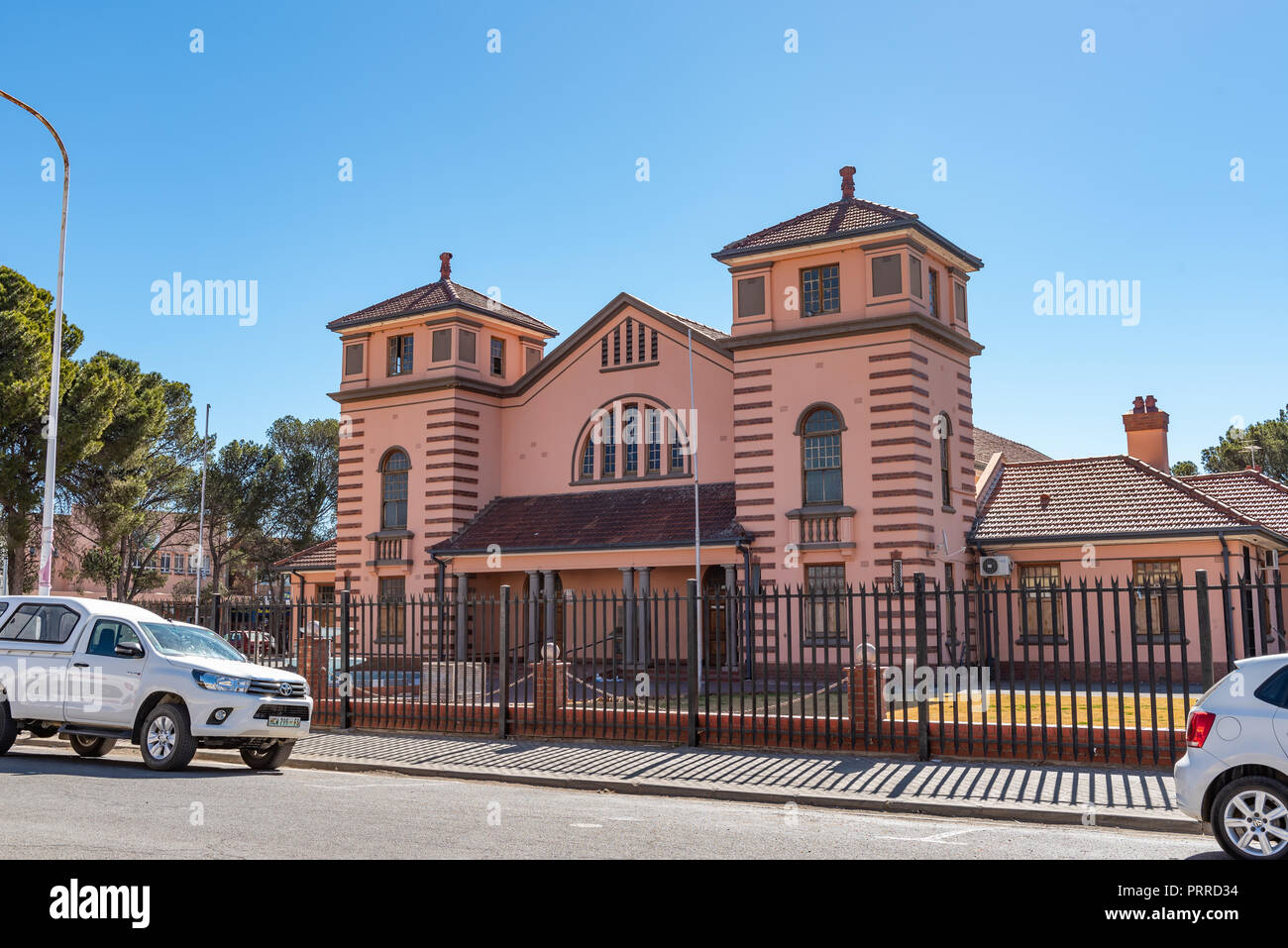 DE AAR, SOUTH AFRICA, AUGUST 6, 2018: The town hall in De Aar in the ...