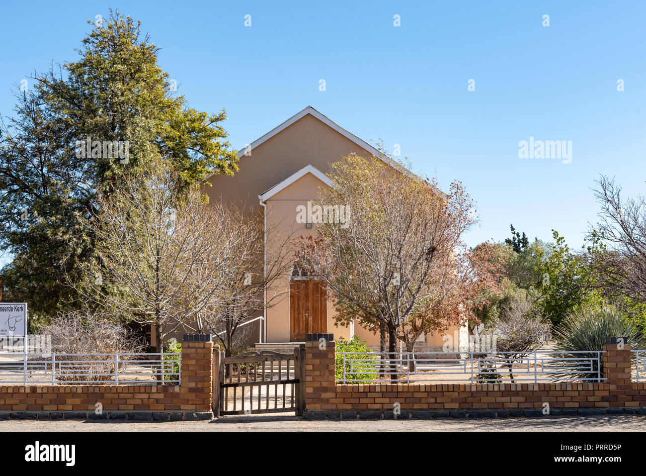 DE AAR, SOUTH AFRICA, AUGUST 6, 2018: A street scene, with the Dutch ...