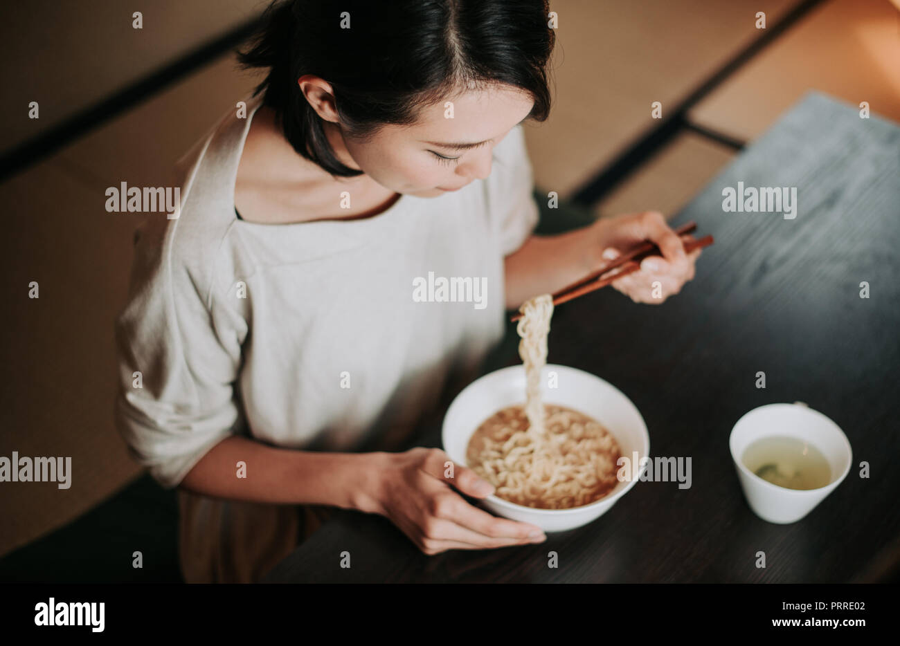 Beautiful japanese woman, lifestyle moments Stock Photo - Alamy