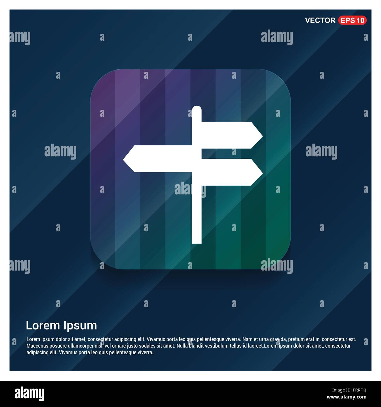 road sign Icon Stock Vector Image & Art - Alamy