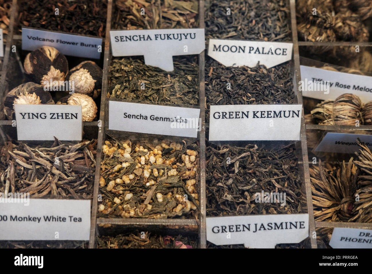Tea display hi-res stock photography and images - Alamy