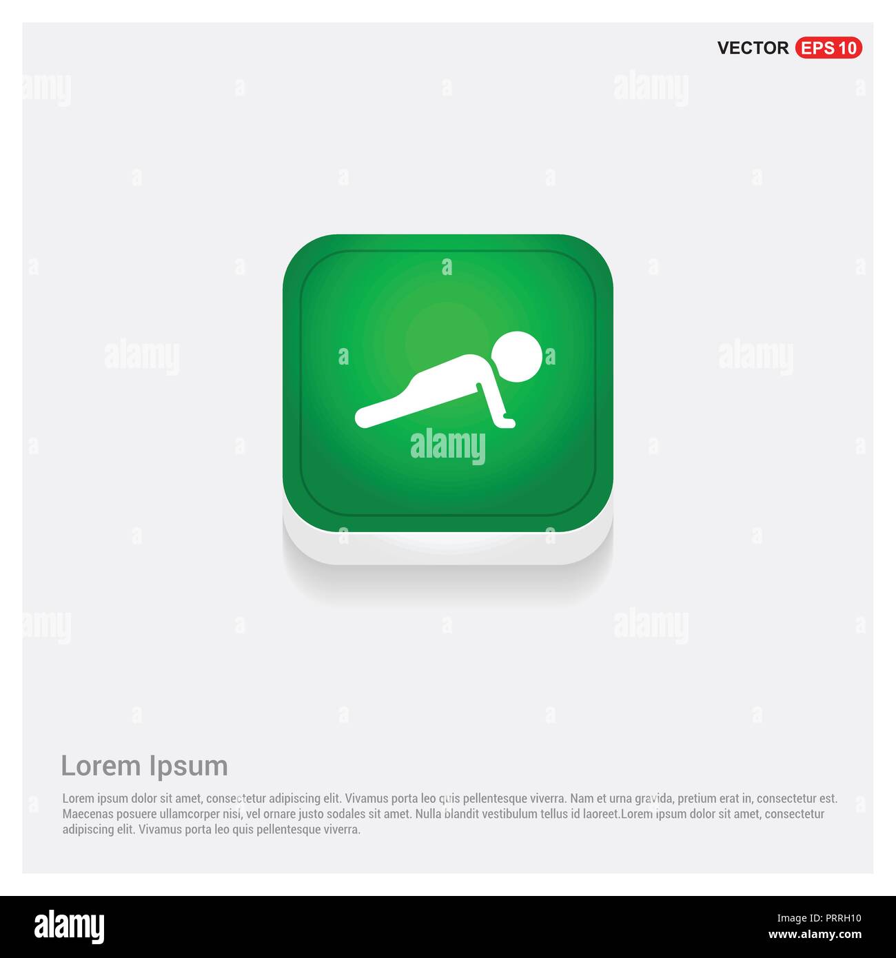 Push ups Icon Stock Vector Image & Art - Alamy