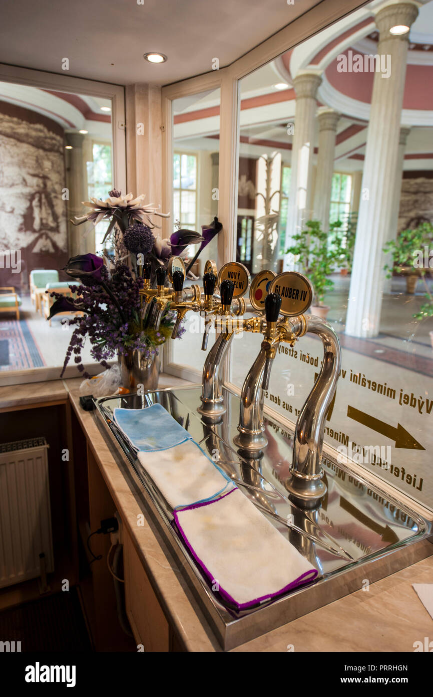 Spa town in western Czechia, Frantiskovy Lazne. Bohemia Stock Photo - Alamy