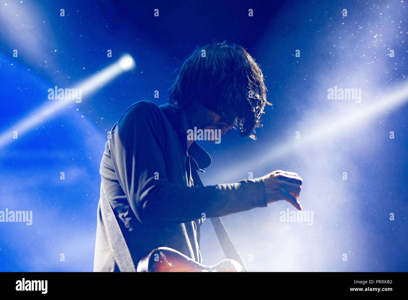 Denmark, Aarhus - June 11, 2017. The English rock band Radiohead ...