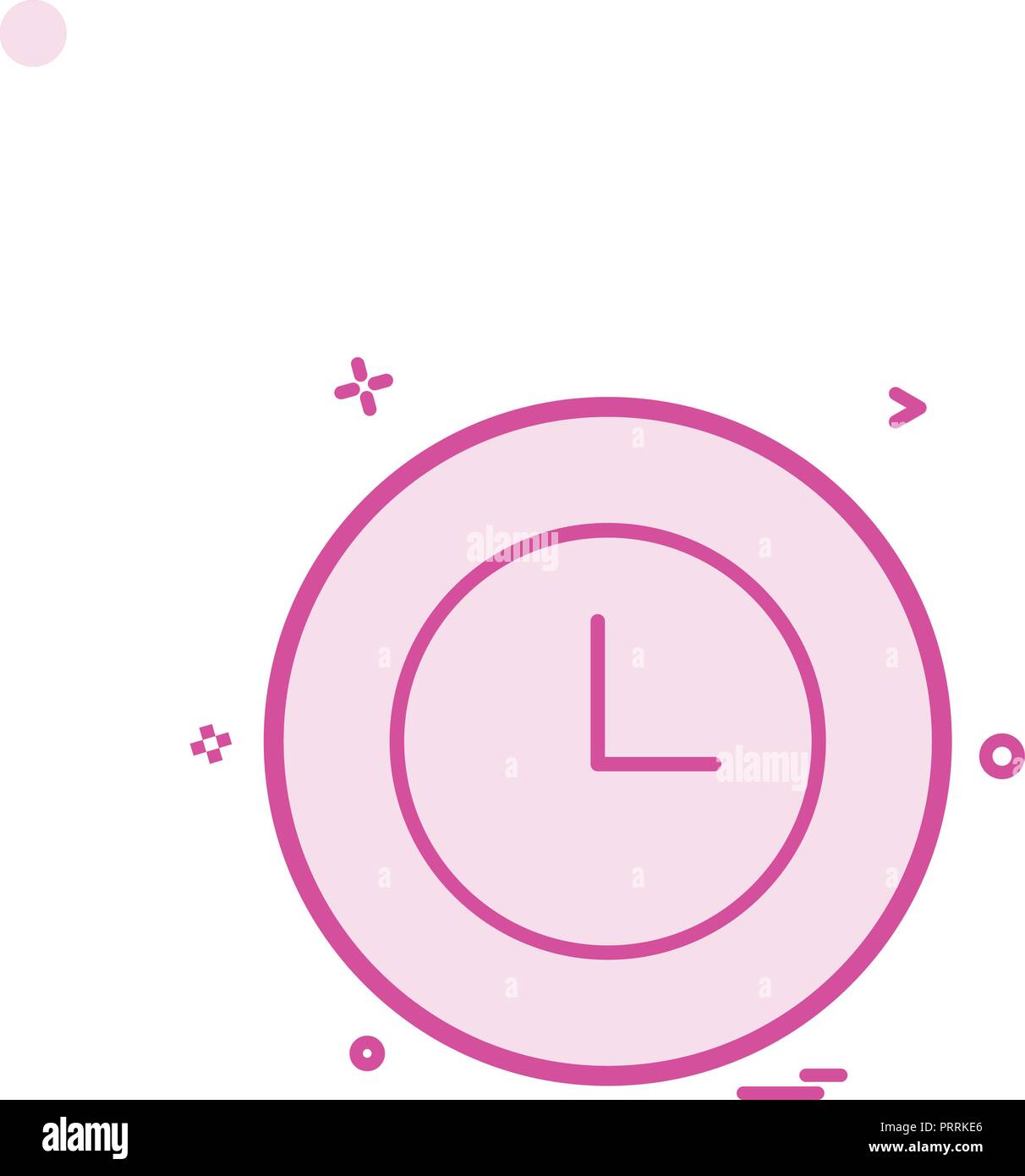 clock basic icon vector design Stock Vector Image & Art - Alamy