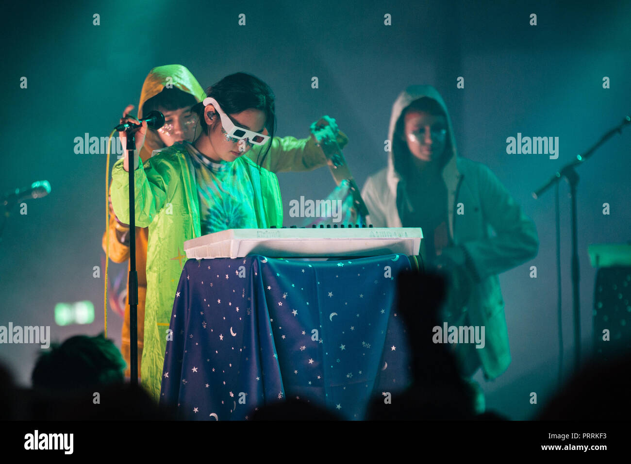 Denmark, Roskilde - July 5, 2018. The international art pop band ...