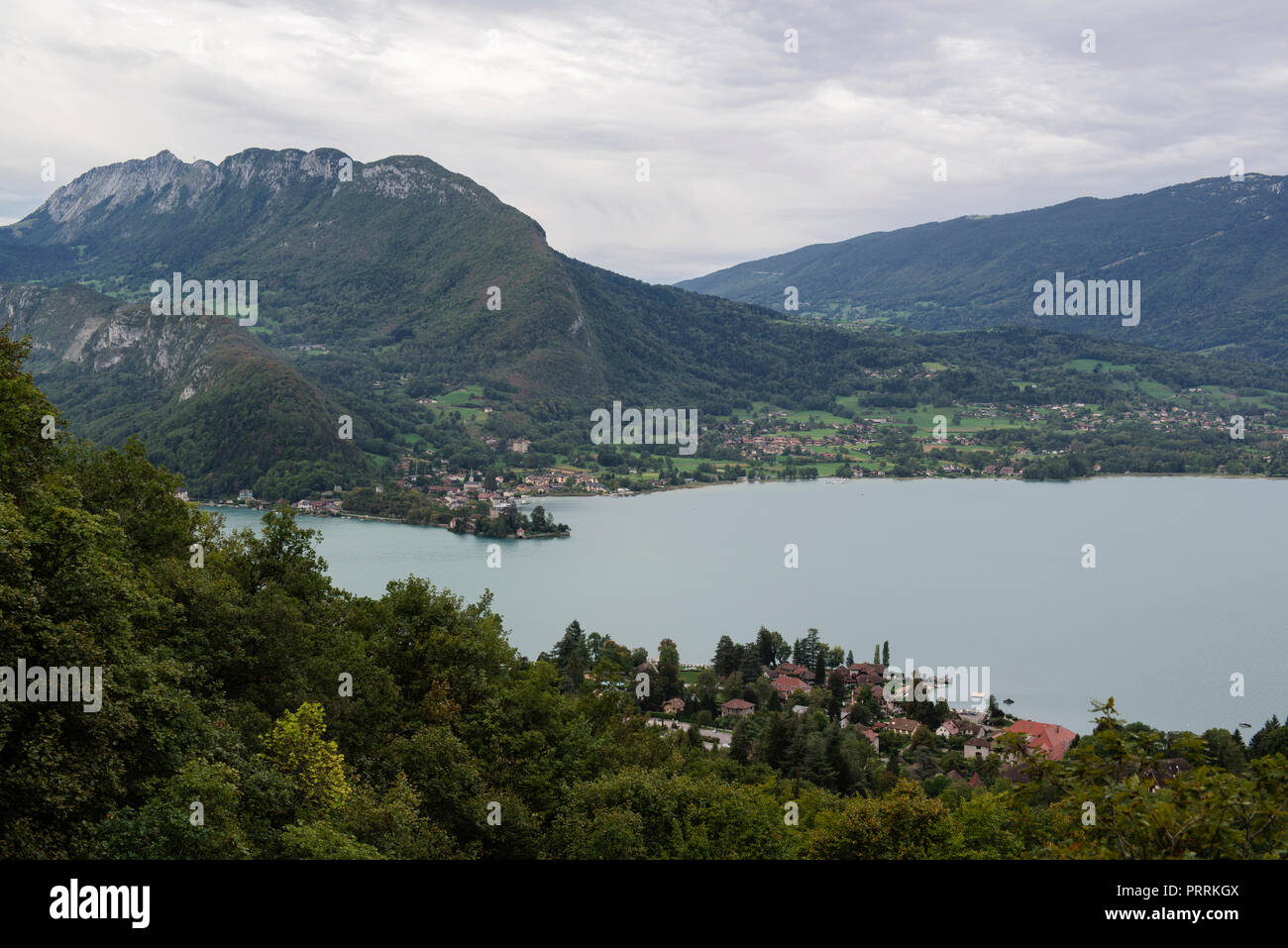 Village of Talloires on the Banks of Lake Annecy, Annecy, France ...