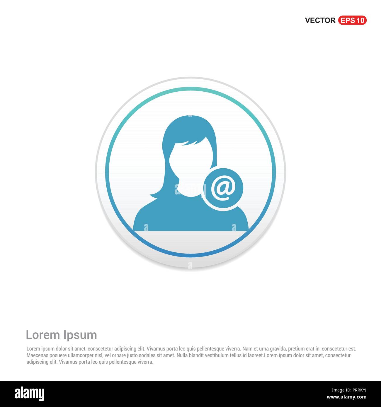 E-mail contact avatar icon Stock Vector Image & Art - Alamy