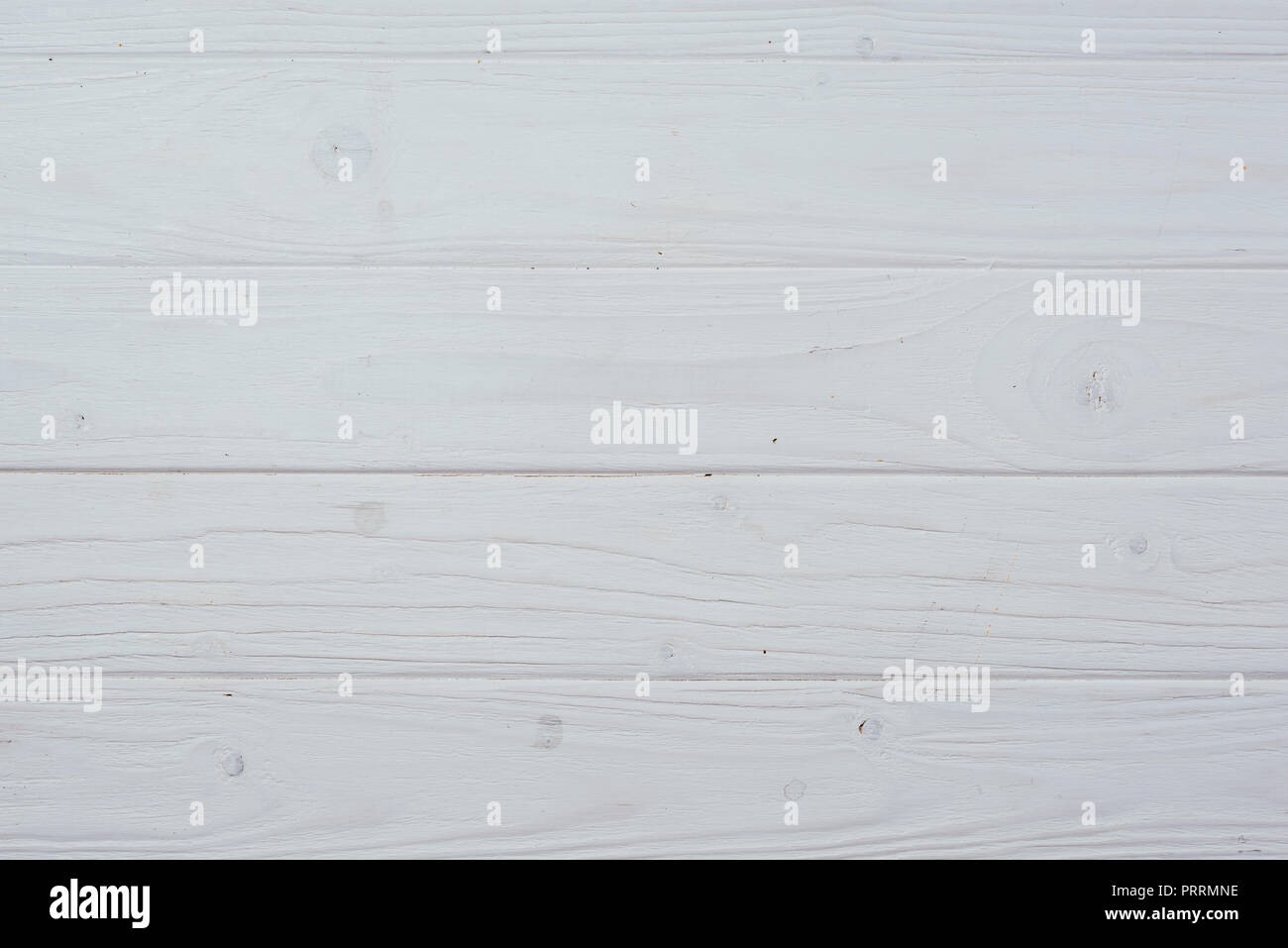 top view of white wooden planks surface for background Stock Photo - Alamy