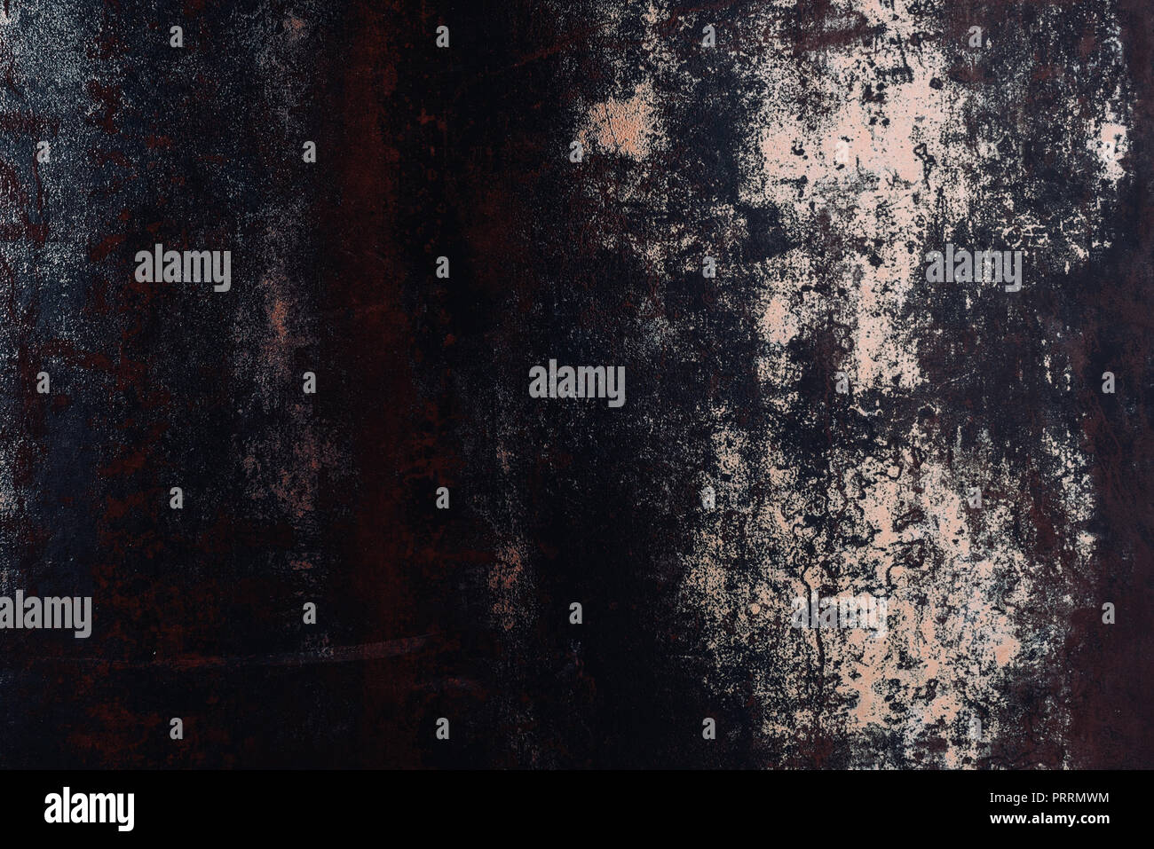 top view of dirty rusted metal template for background Stock Photo - Alamy