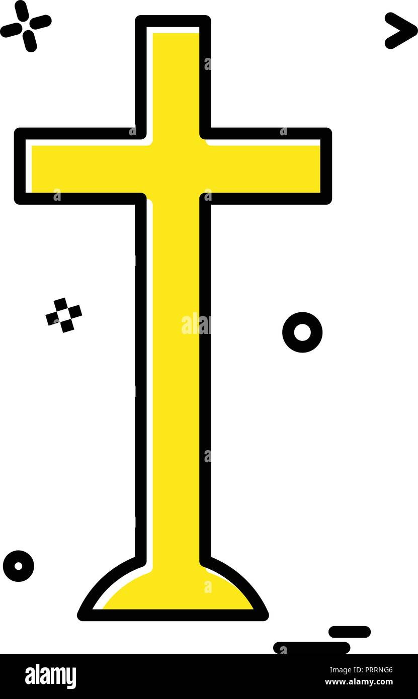 Cross icon design vector Stock Vector Image & Art - Alamy