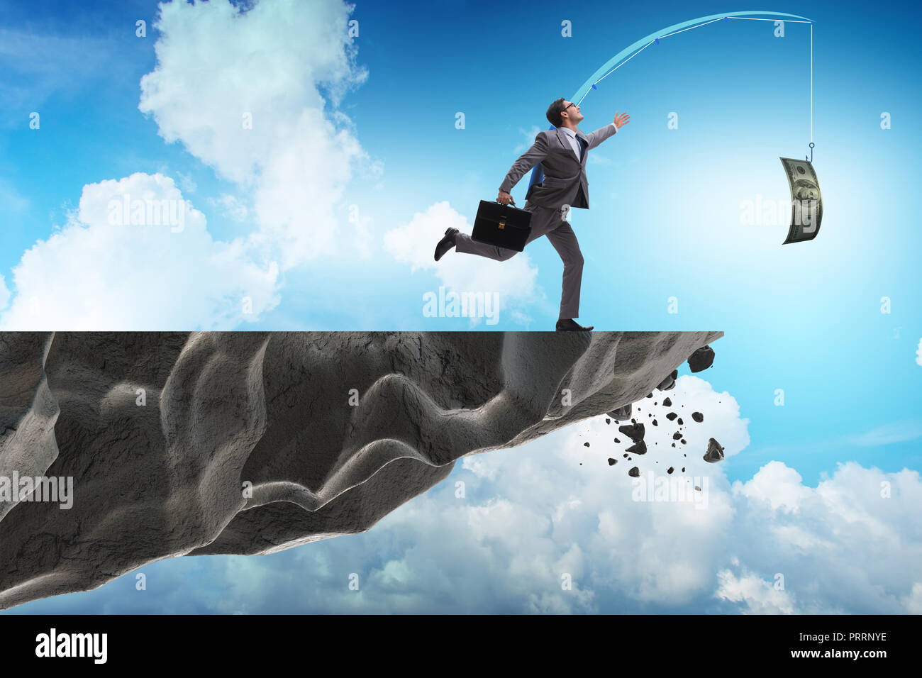 Greedy man reaching hi-res stock photography and images - Alamy