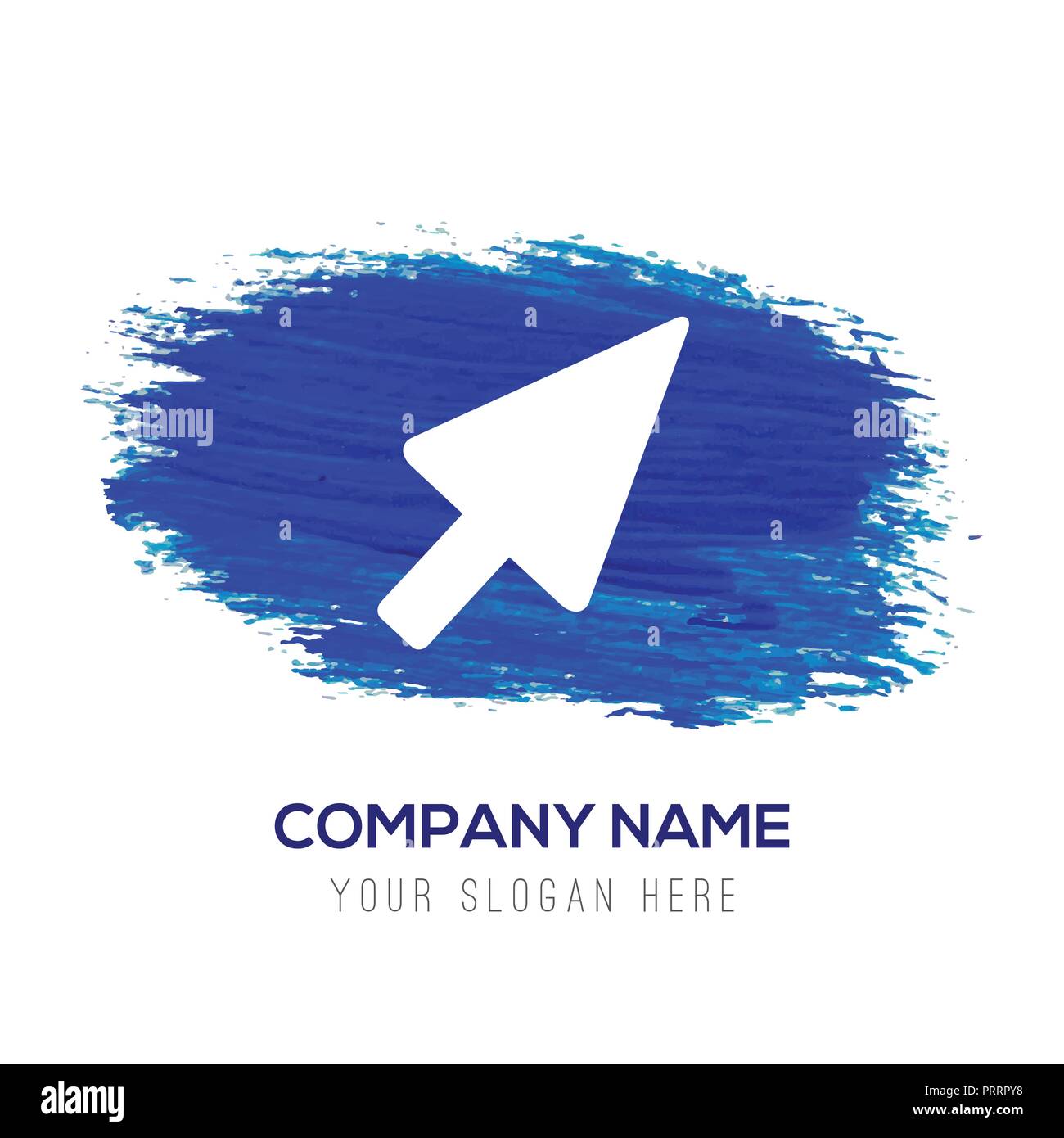 cursor icon - Blue watercolor background Stock Vector Image & Art - Alamy