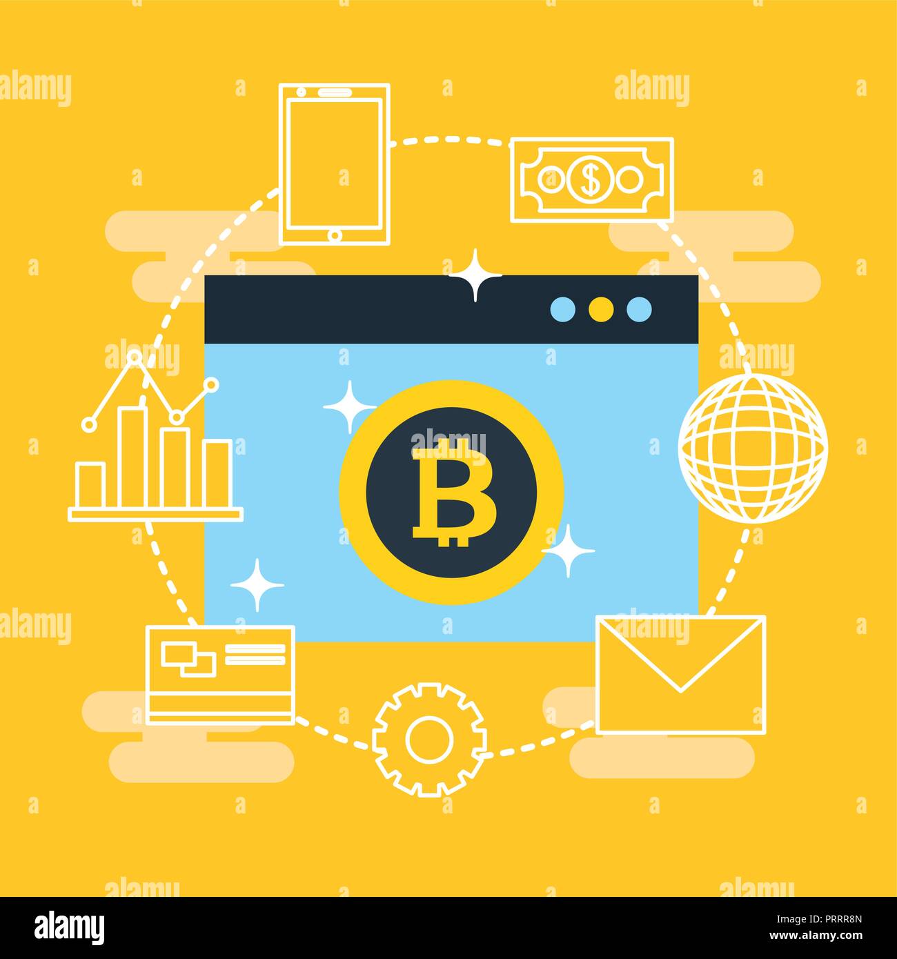 fintech business concept Stock Vector Image & Art - Alamy