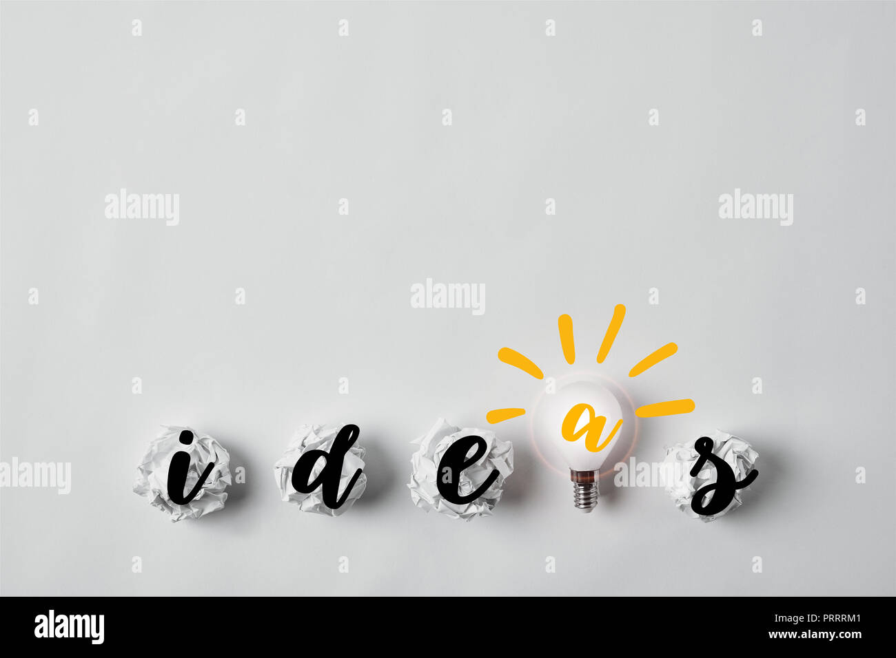Ideas word hi-res stock photography and images - Alamy