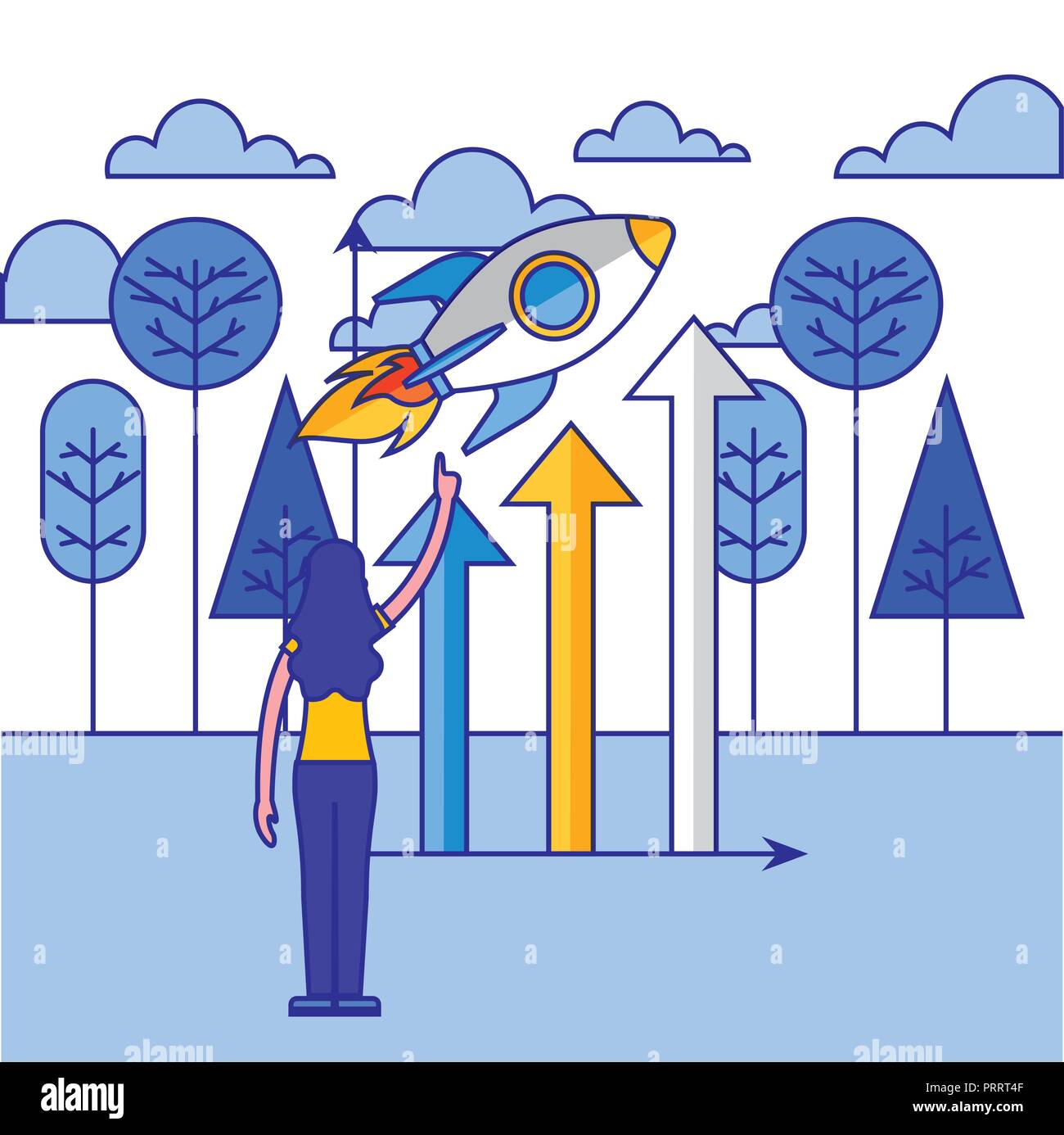 Business development expansion improvement Stock Vector Images - Alamy