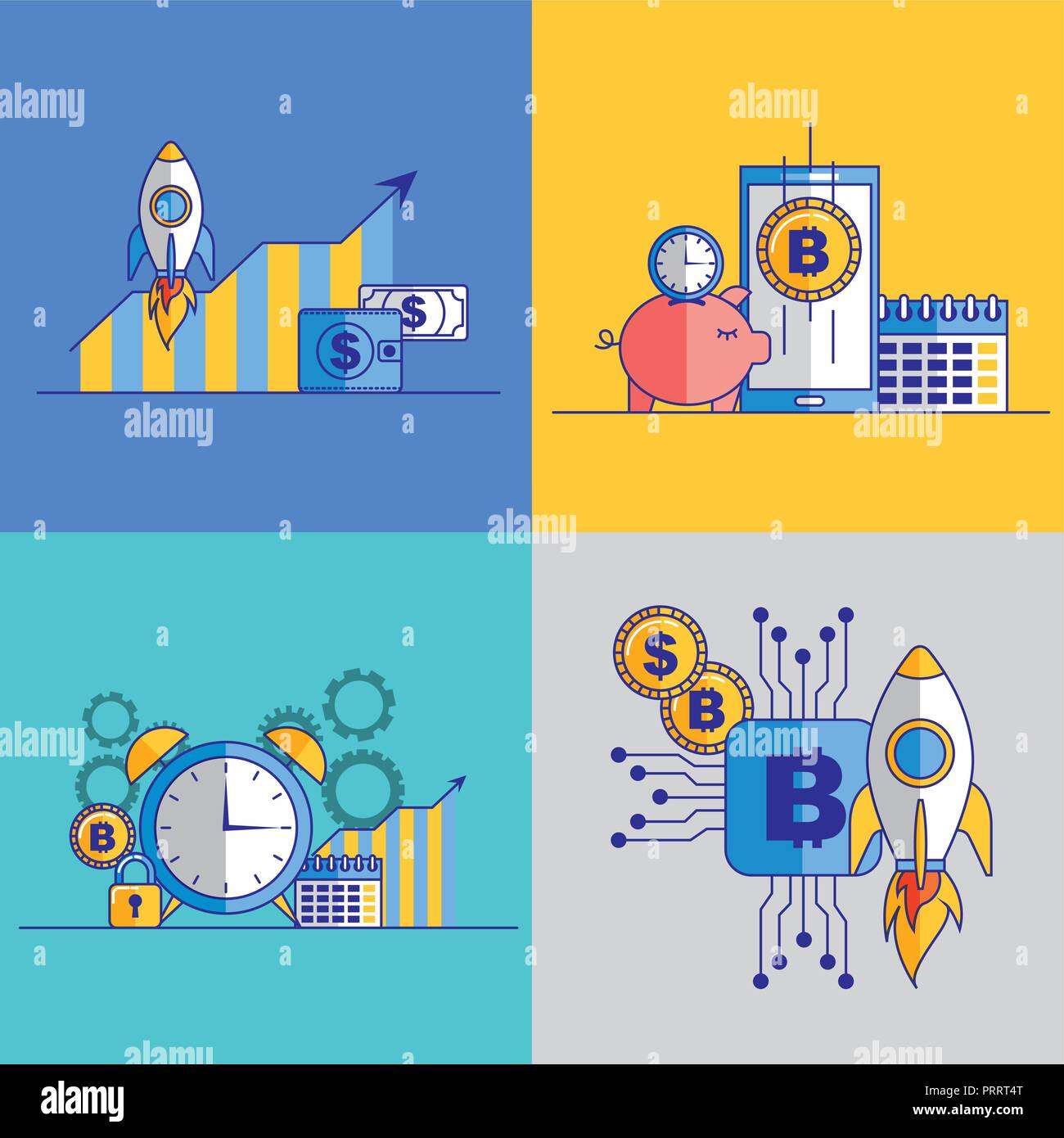 Banking money related line Stock Vector Images - Alamy