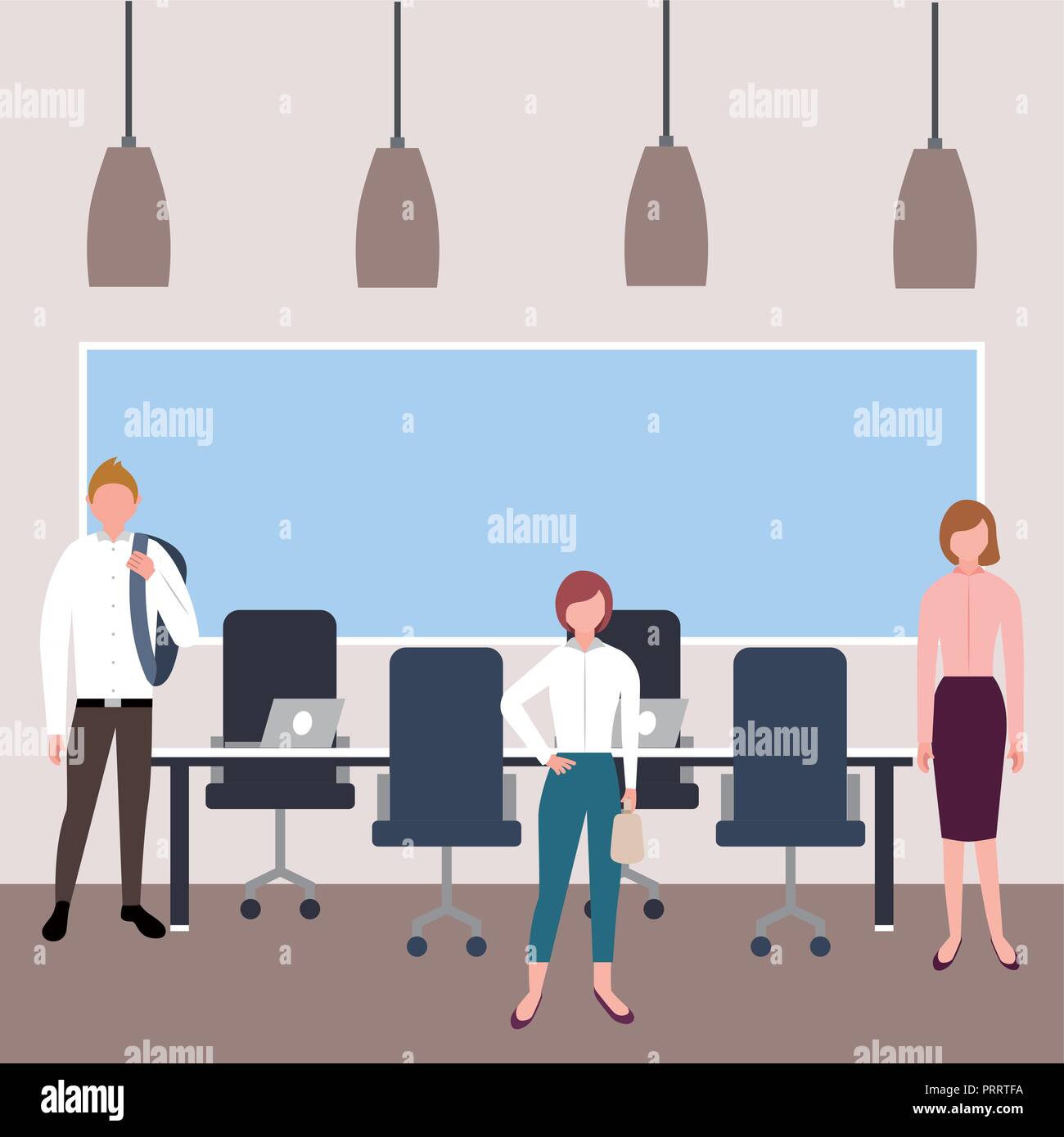 Girls workspace Stock Vector Images - Alamy