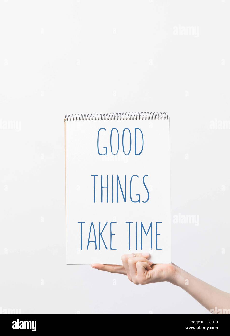 These things take time hi-res stock photography and images - Alamy