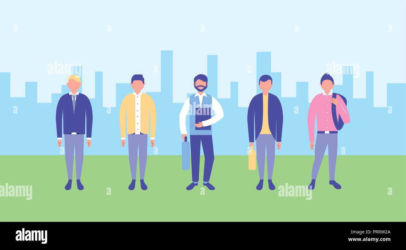 Business city diverse Stock Vector Images - Alamy