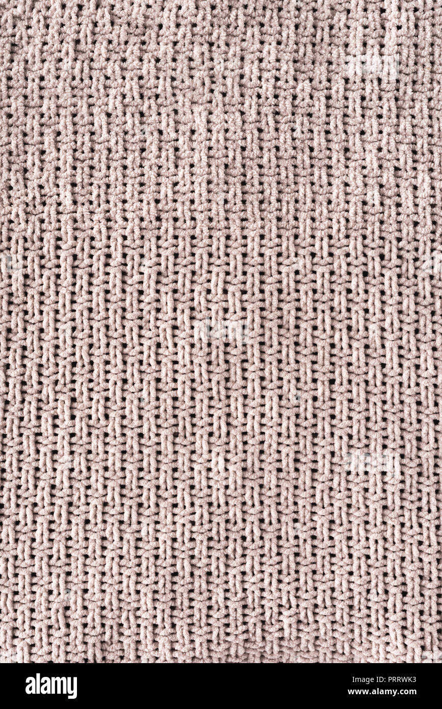 full frame of knitted cloth with pattern as background Stock Photo - Alamy
