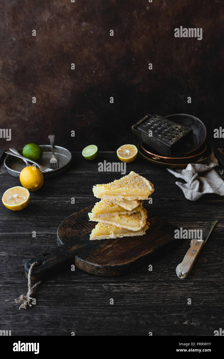 Yummy lemon pie hi-res stock photography and images - Alamy