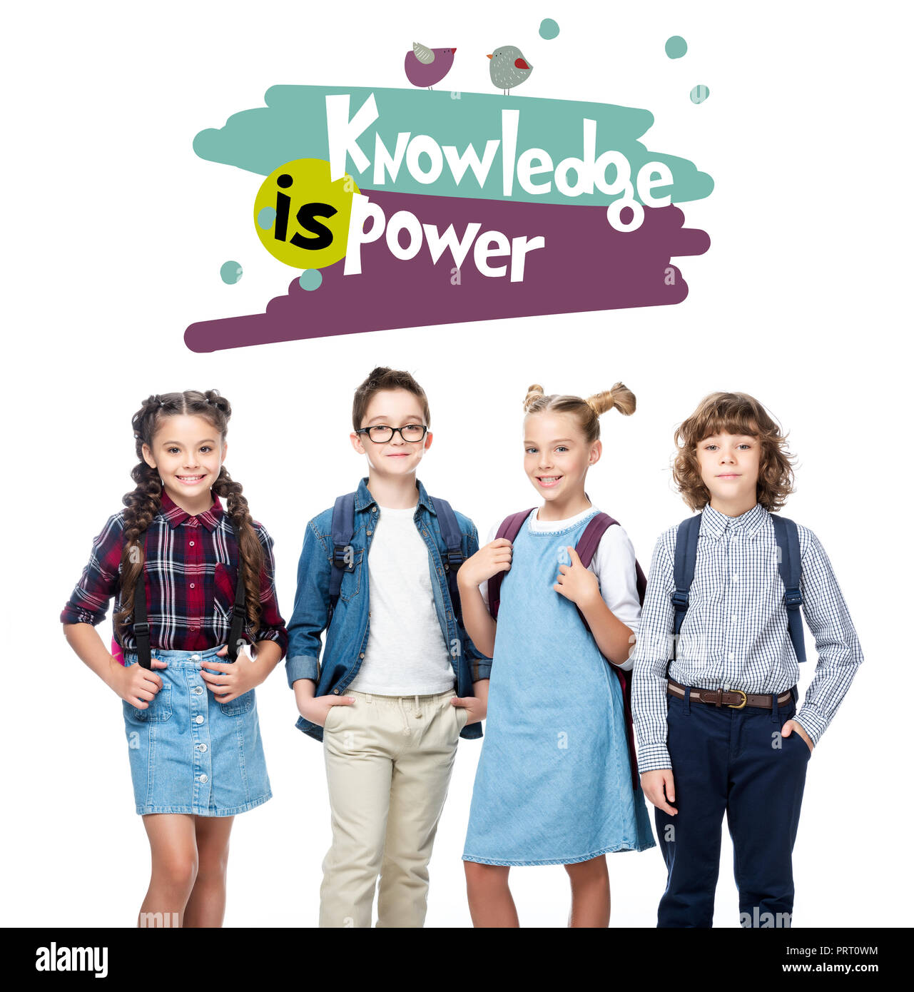 Friends knowledge Cut Out Stock Images & Pictures - Alamy