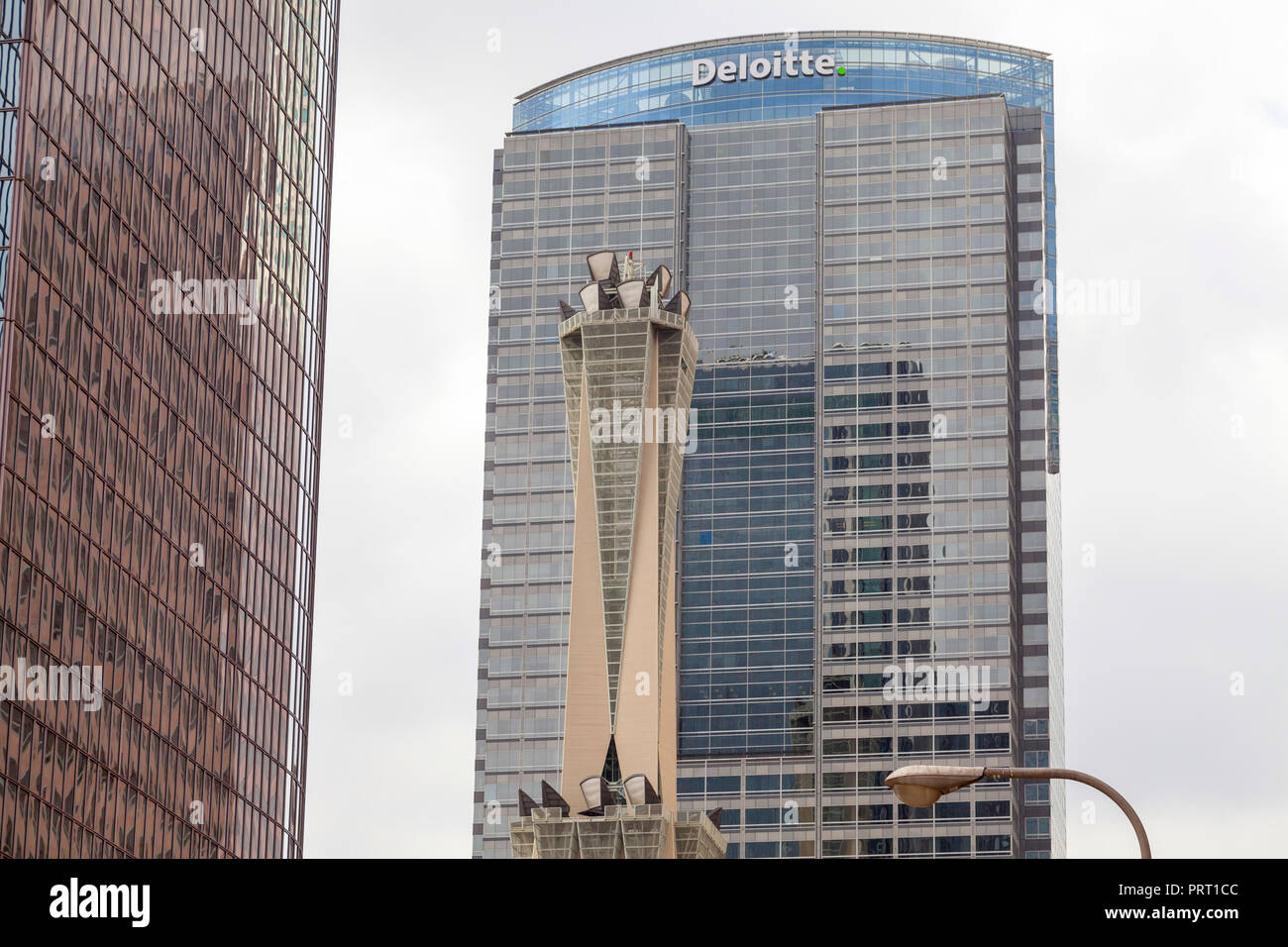 Deloitte building in downtown Los Angeles, California, USA Stock Photo - Alamy