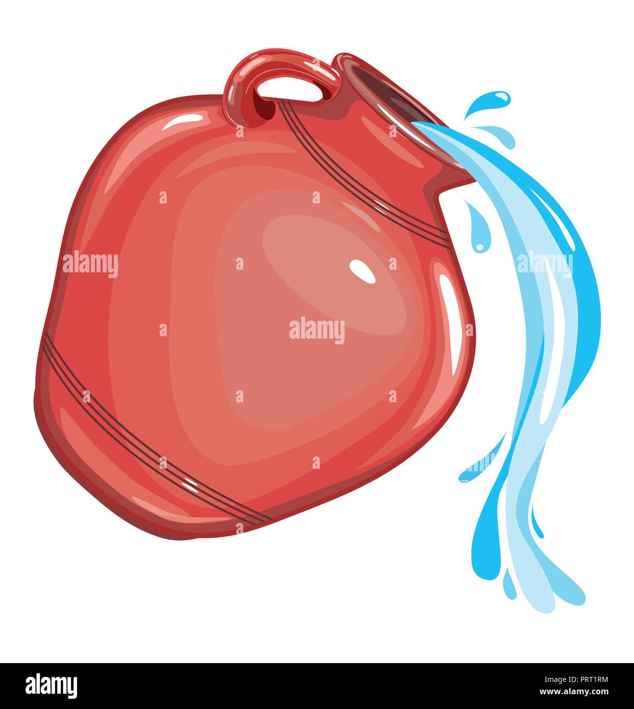 Ceramic, glossy pitcher. Clay jug of water, water is pouring. Dishes ... Ceramic, glossy pitcher. Clay jug of water, water is pouring. Dishes ...