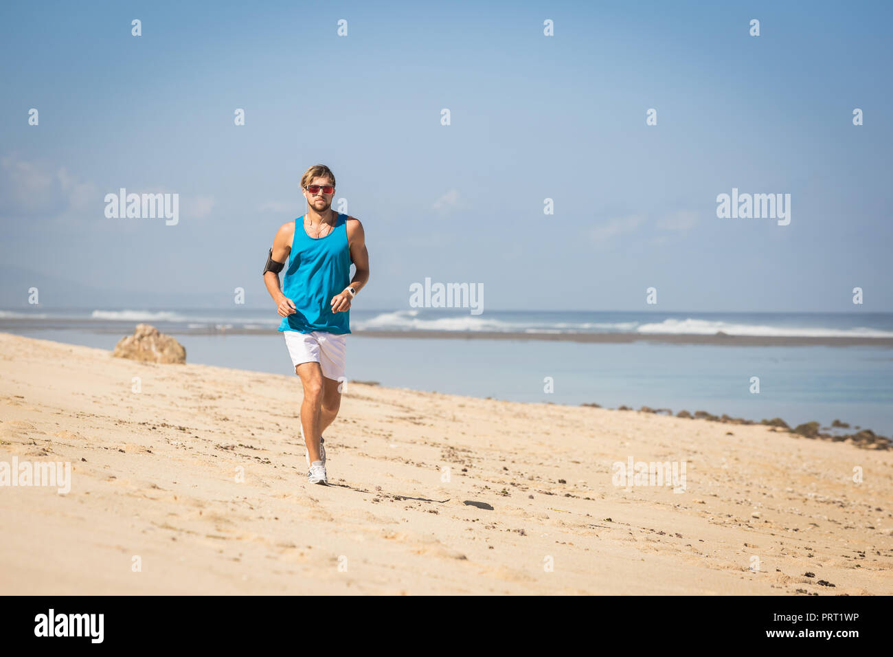 Sportsman exercising running on hi-res stock photography and images - Alamy