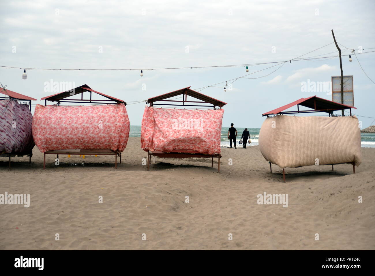 Ziba kenar beach, Caspian sea, Rasht, Gilan Province, Iran Stock Photo ...